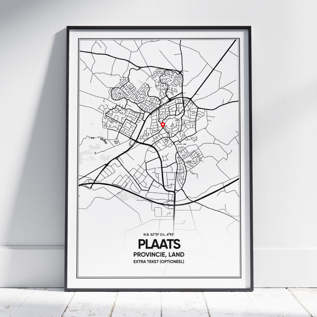 City map posters - Wallable