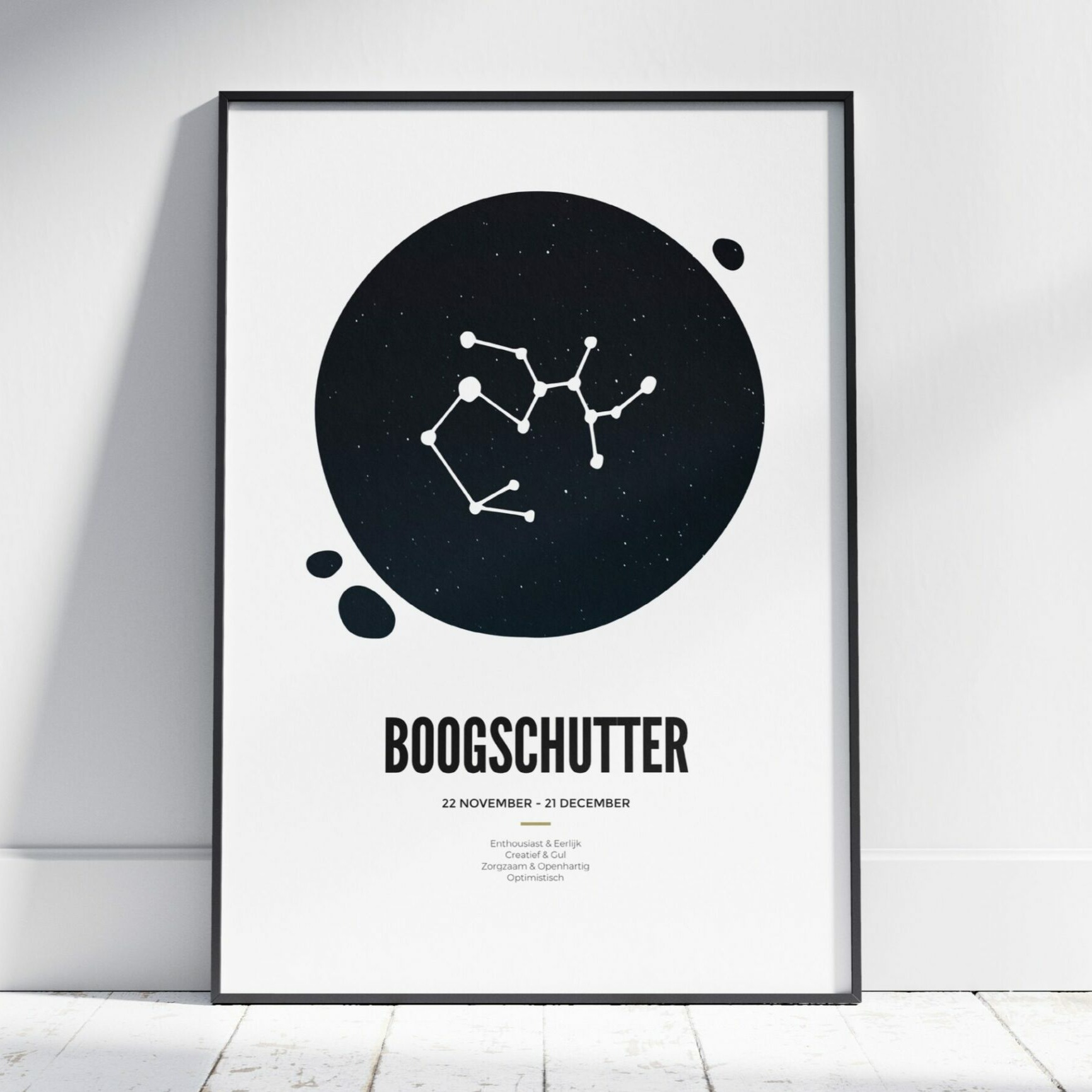 Boogschutter - Sterrenbeeld Poster - Wallable