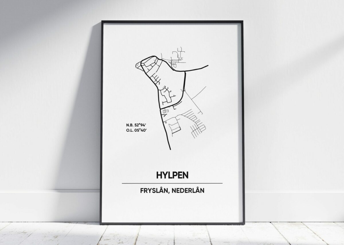 Hylpen stad poster - Wallable