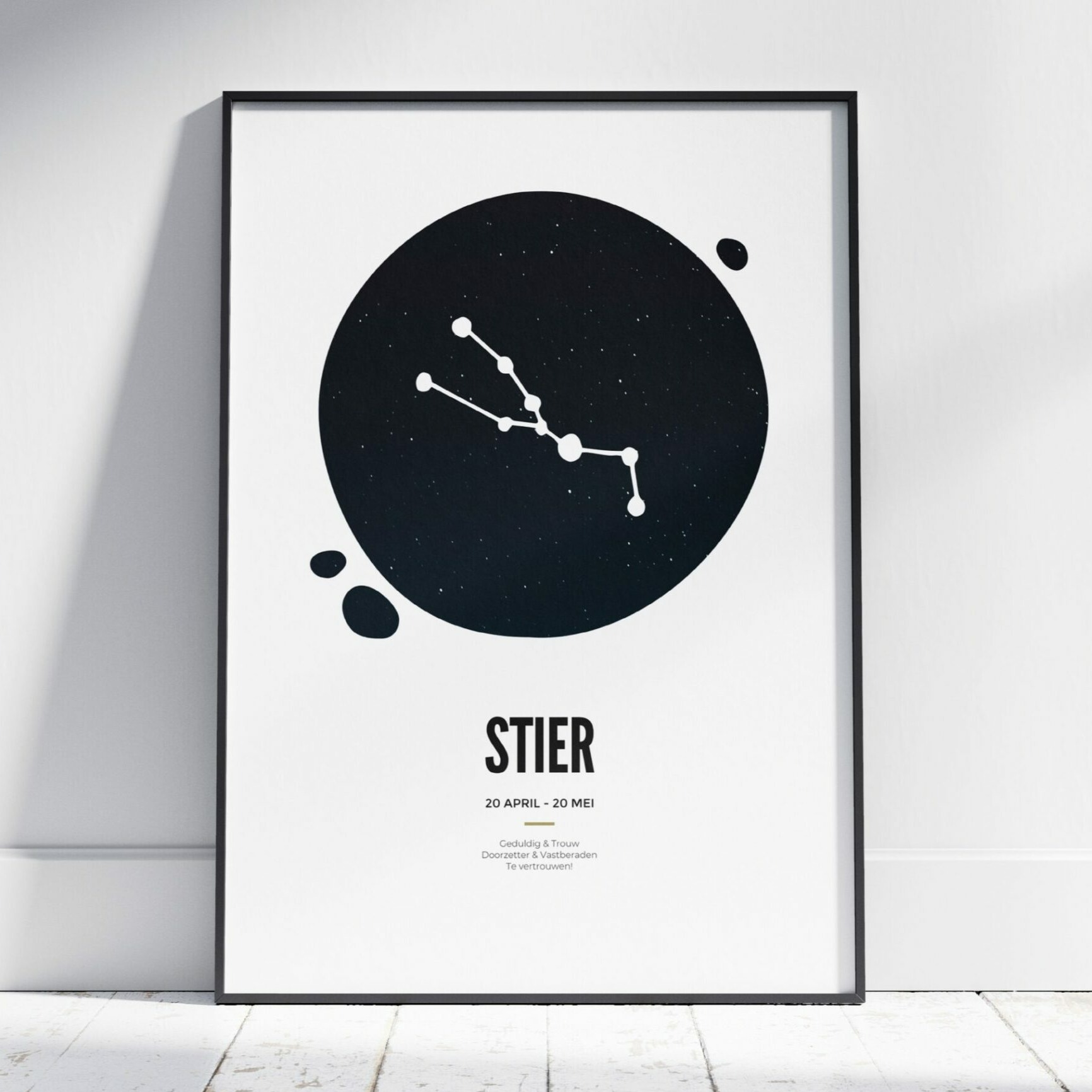 Stier - Sterrenbeeld Poster - Wallable