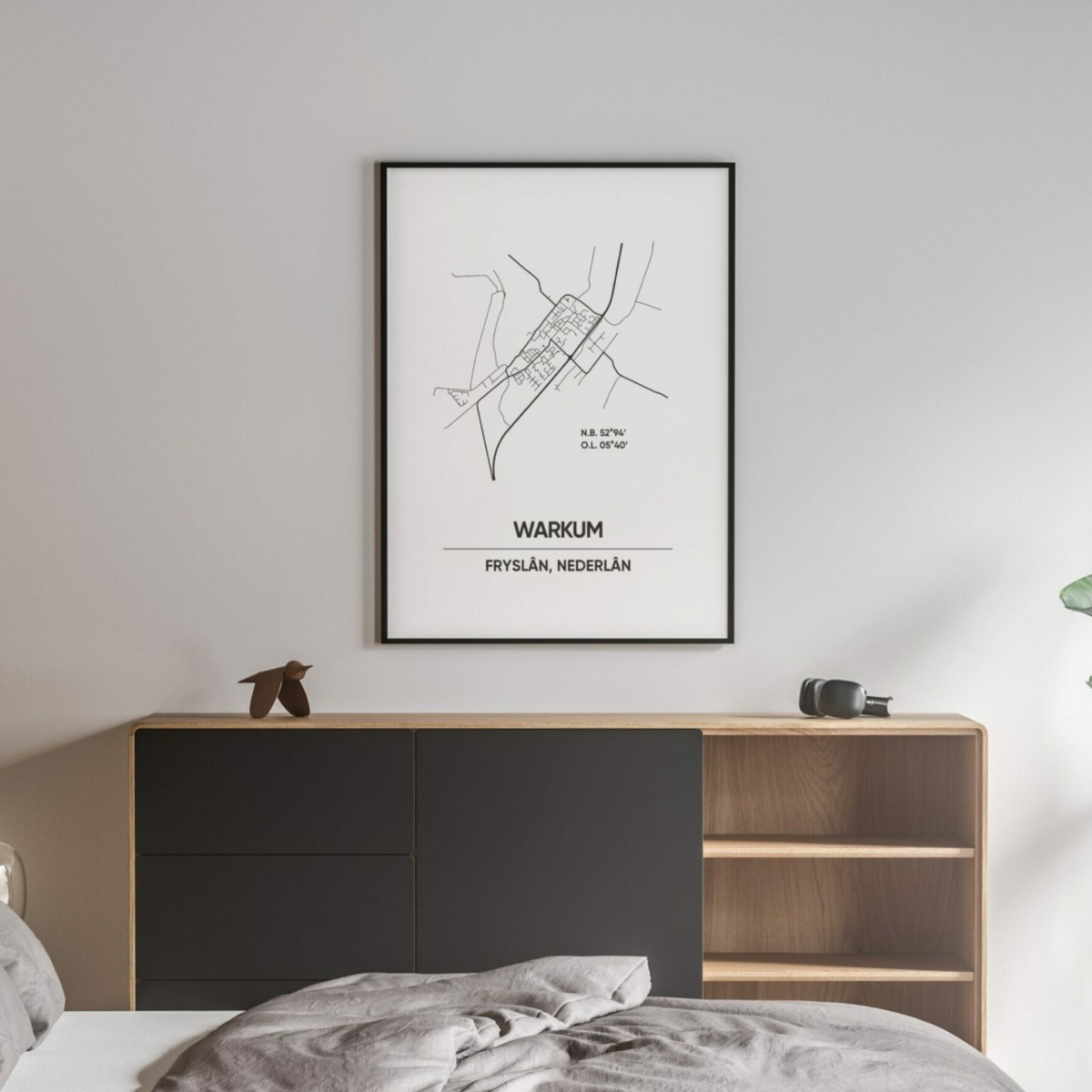 Warkum stad poster - Wallable