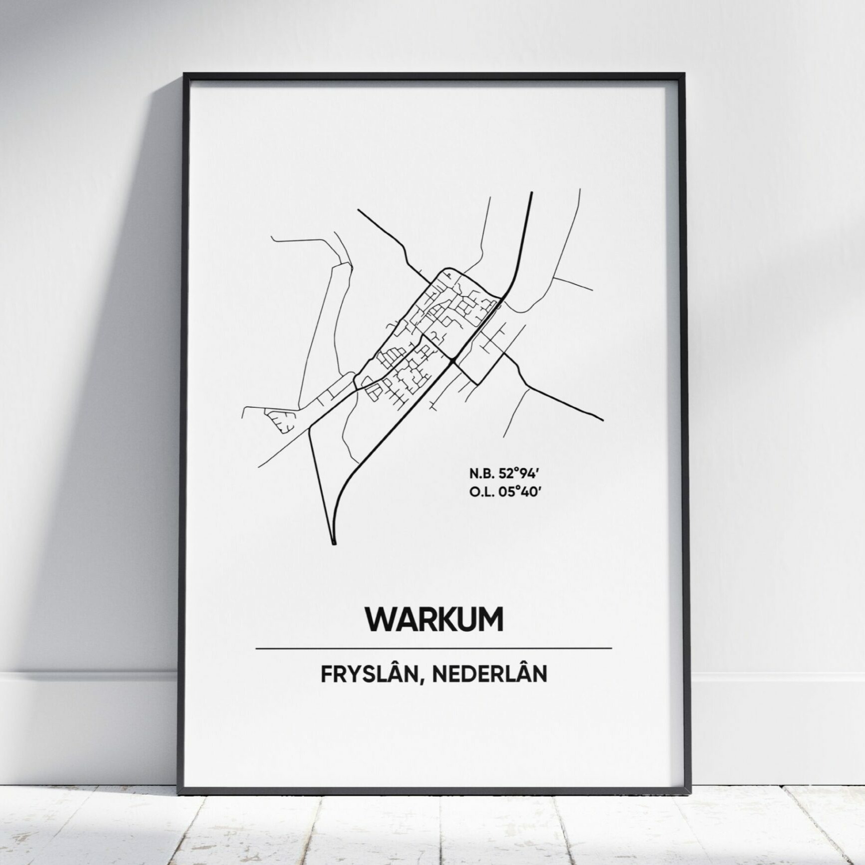 Warkum stad poster - Wallable