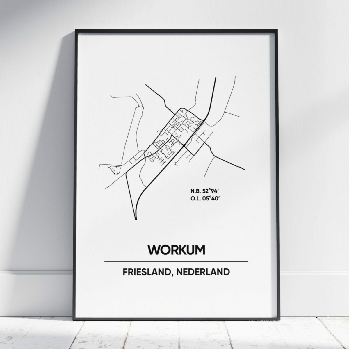 Workum stad poster - Wallable