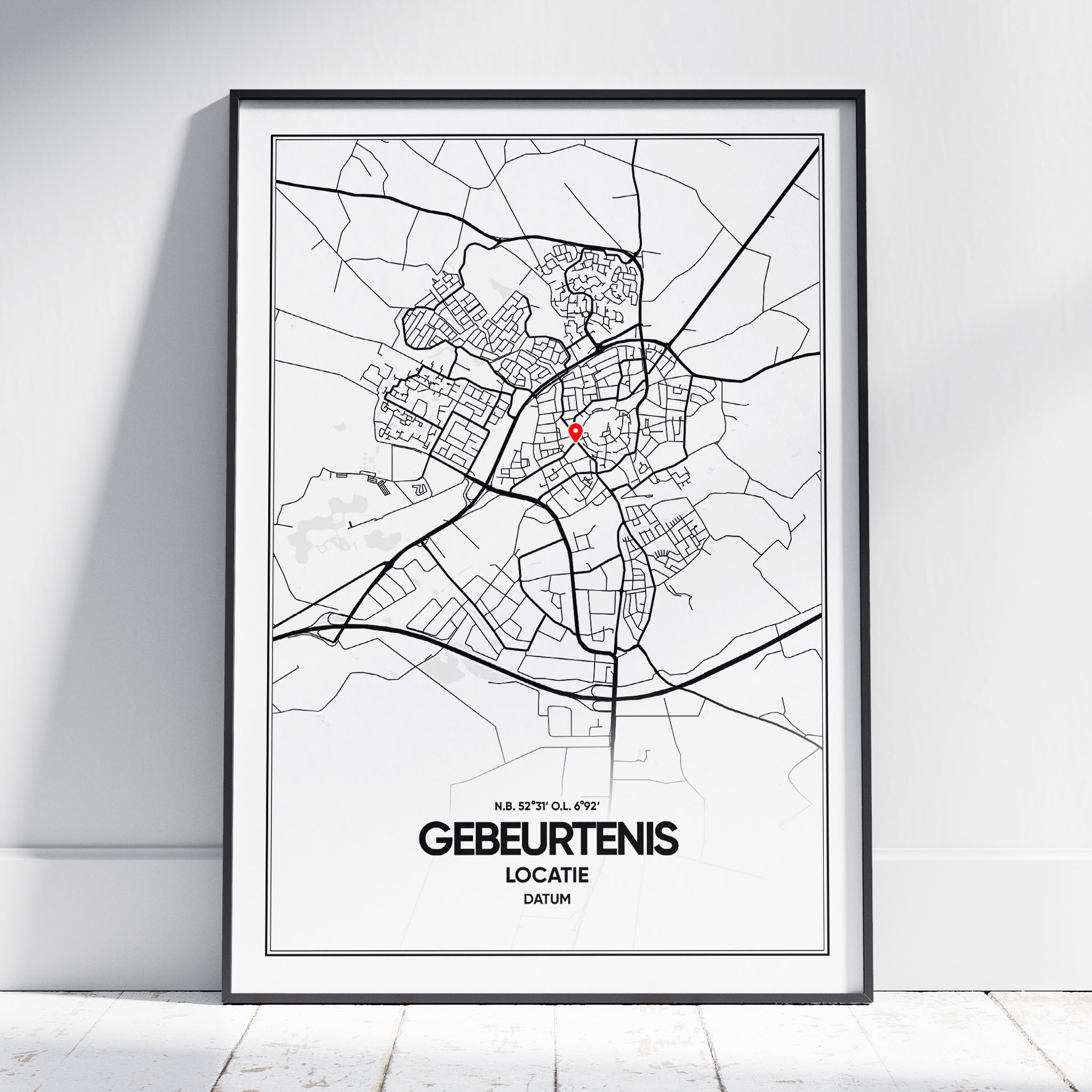 Maak zelf jouw bijzondere locatie poster (Nederland of buitenland ...