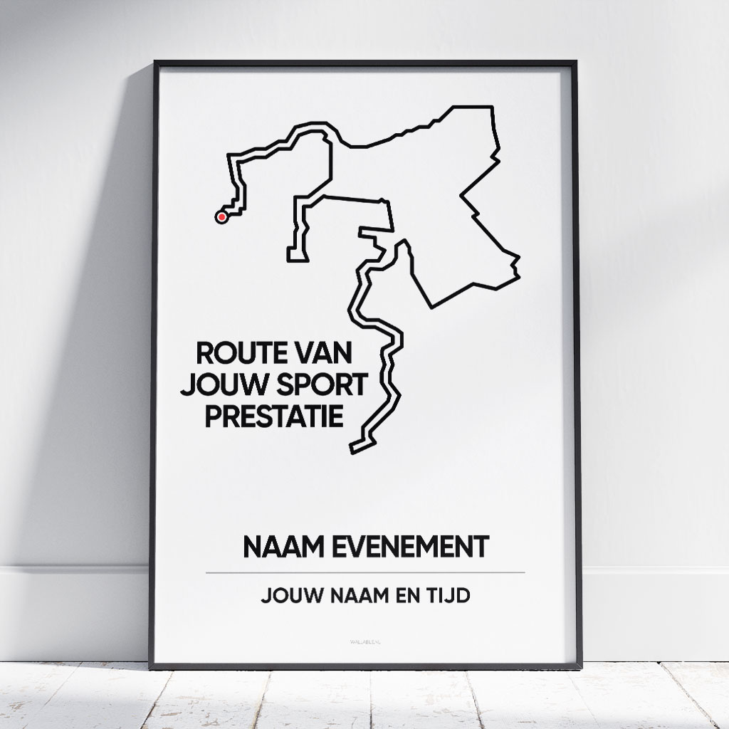 Kraamcadeau: Geboorte poster sterrenbeeld grijs - Wallable