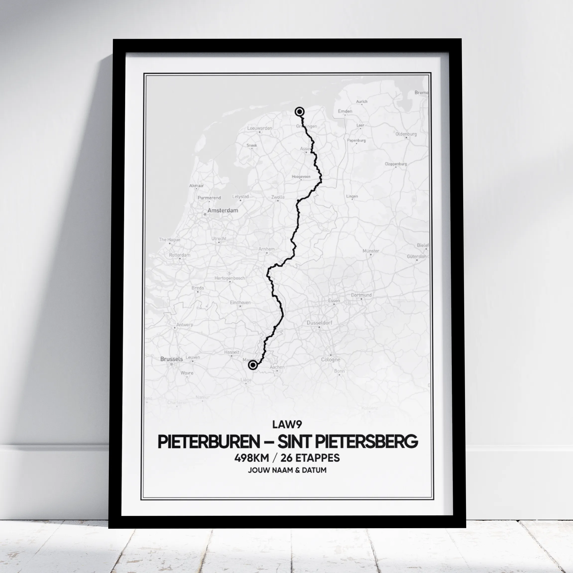 Pieterpad poster (met naam)