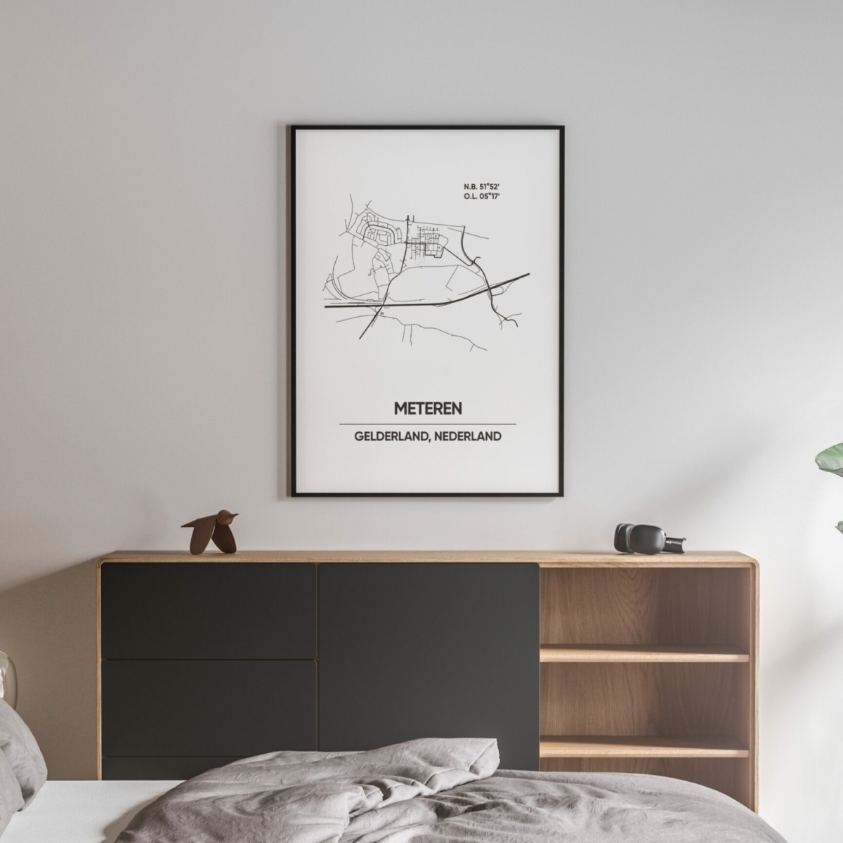 Meteren stad poster - Wallable