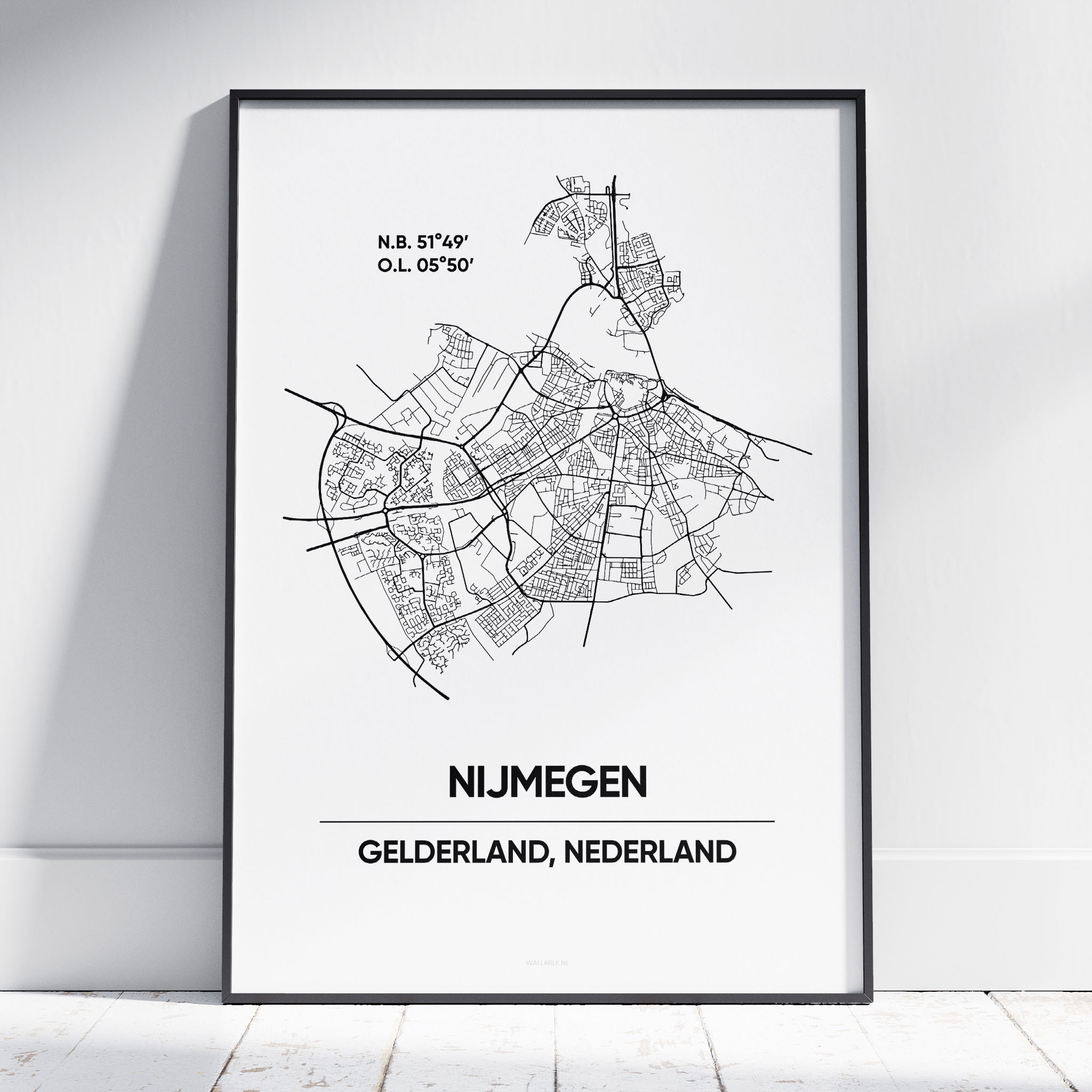 Nijmegen stad poster - Wallable