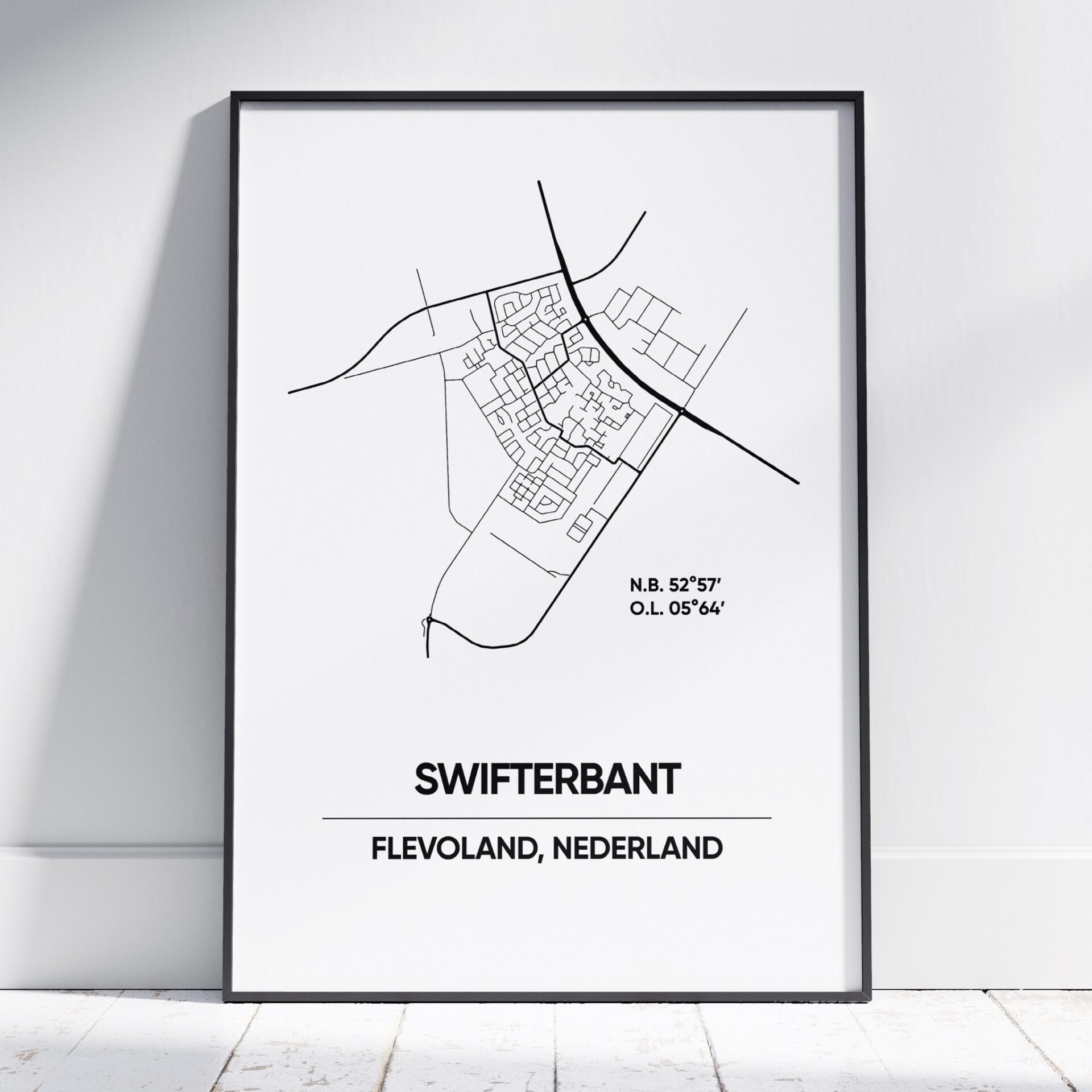 Swifterbant stad poster - Wallable