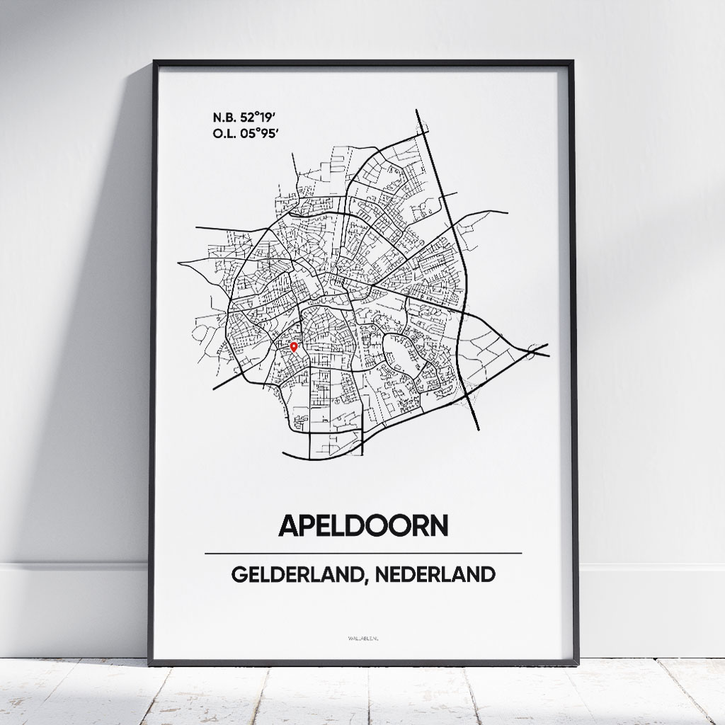 Apeldoorn stad poster - Wallable