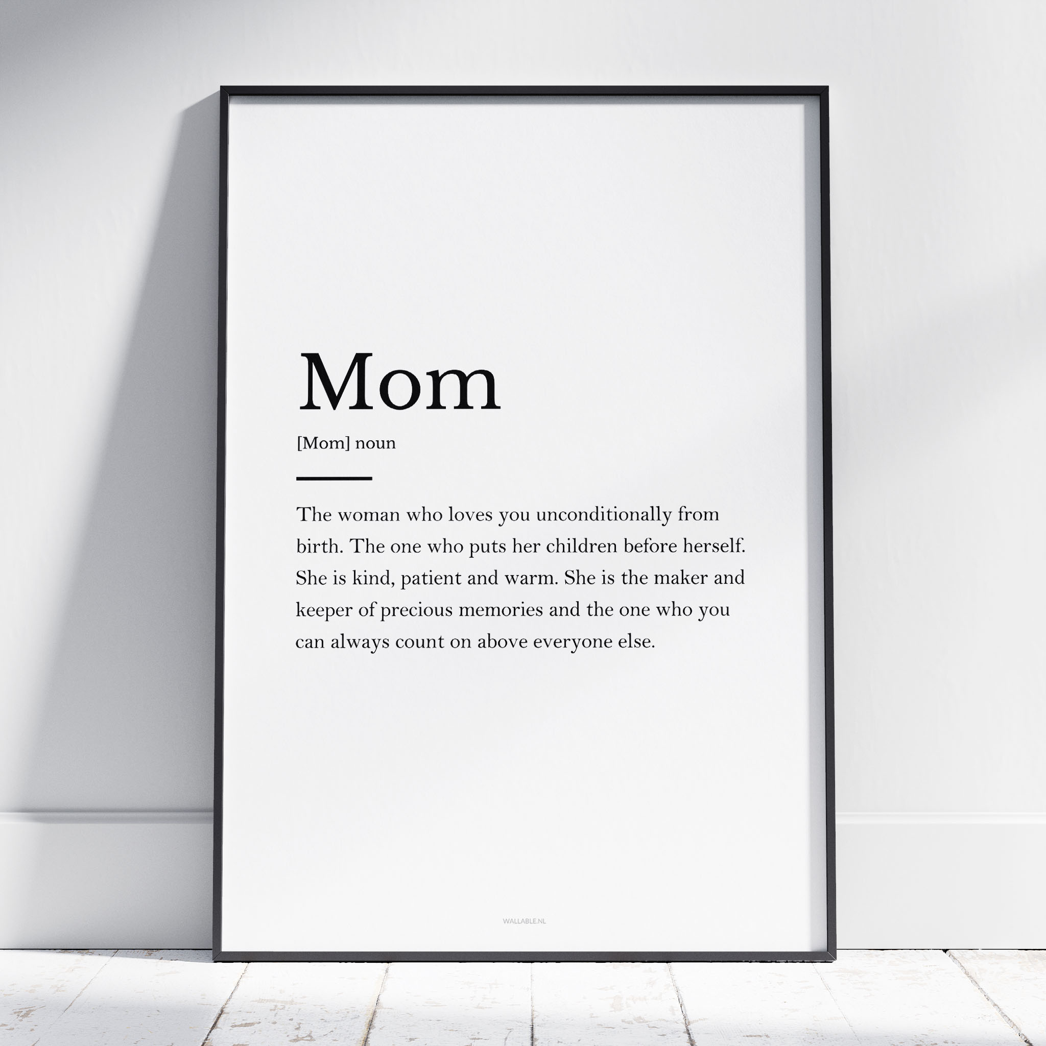 Mom moederdag poster - Wallable