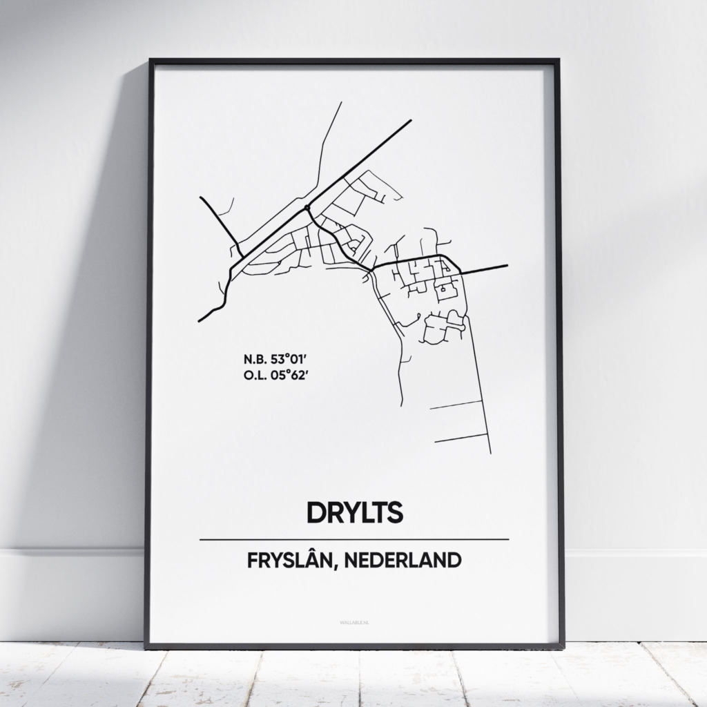 Drylts stad poster - Wallable