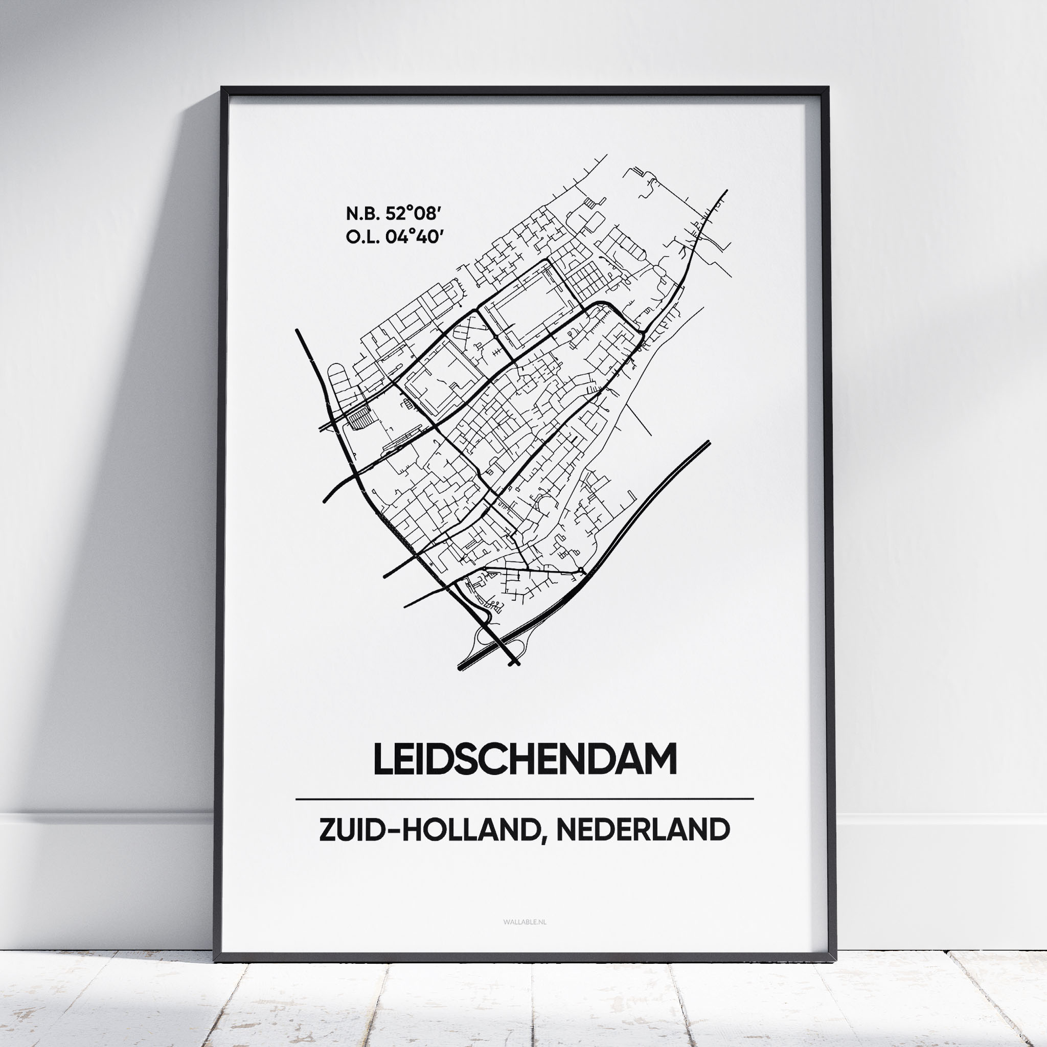 Leidschendam stad poster - Wallable