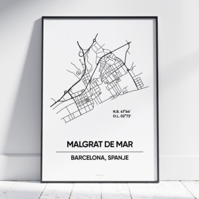 City map posters - Wallable