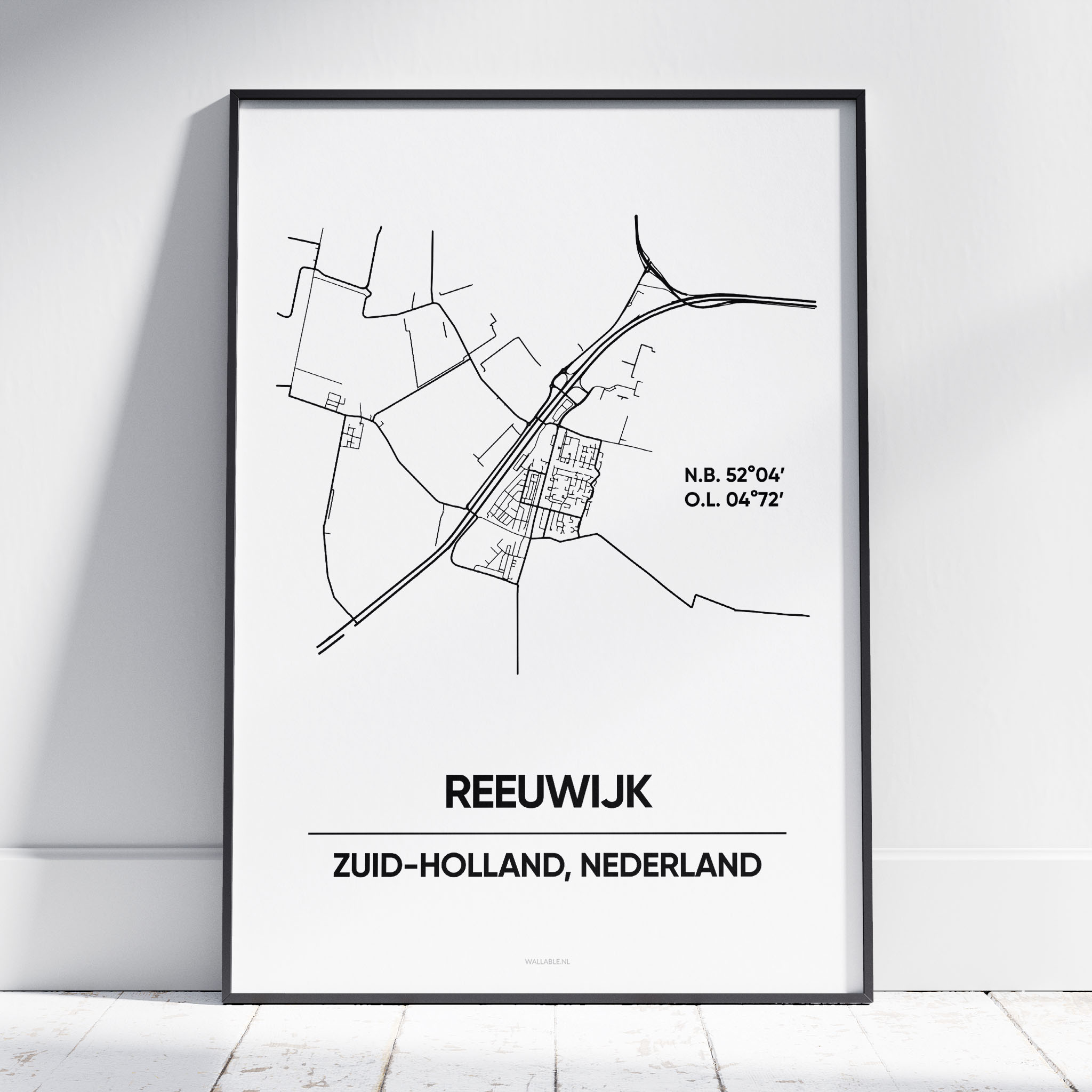 Reeuwijk stad poster - Wallable