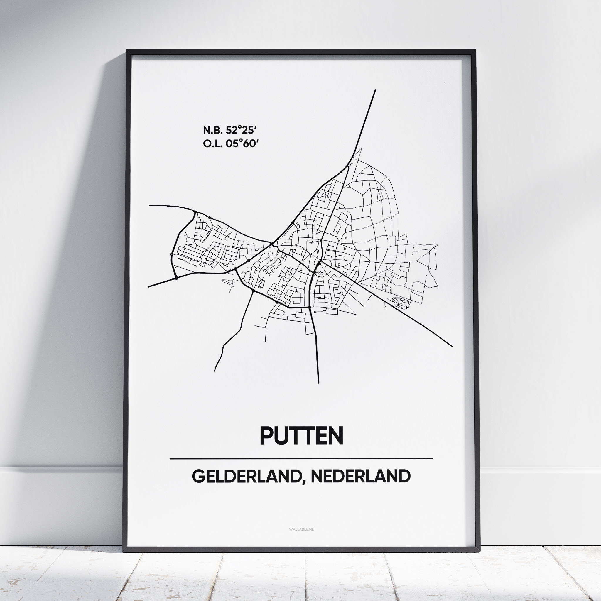 Putten stad poster - Wallable