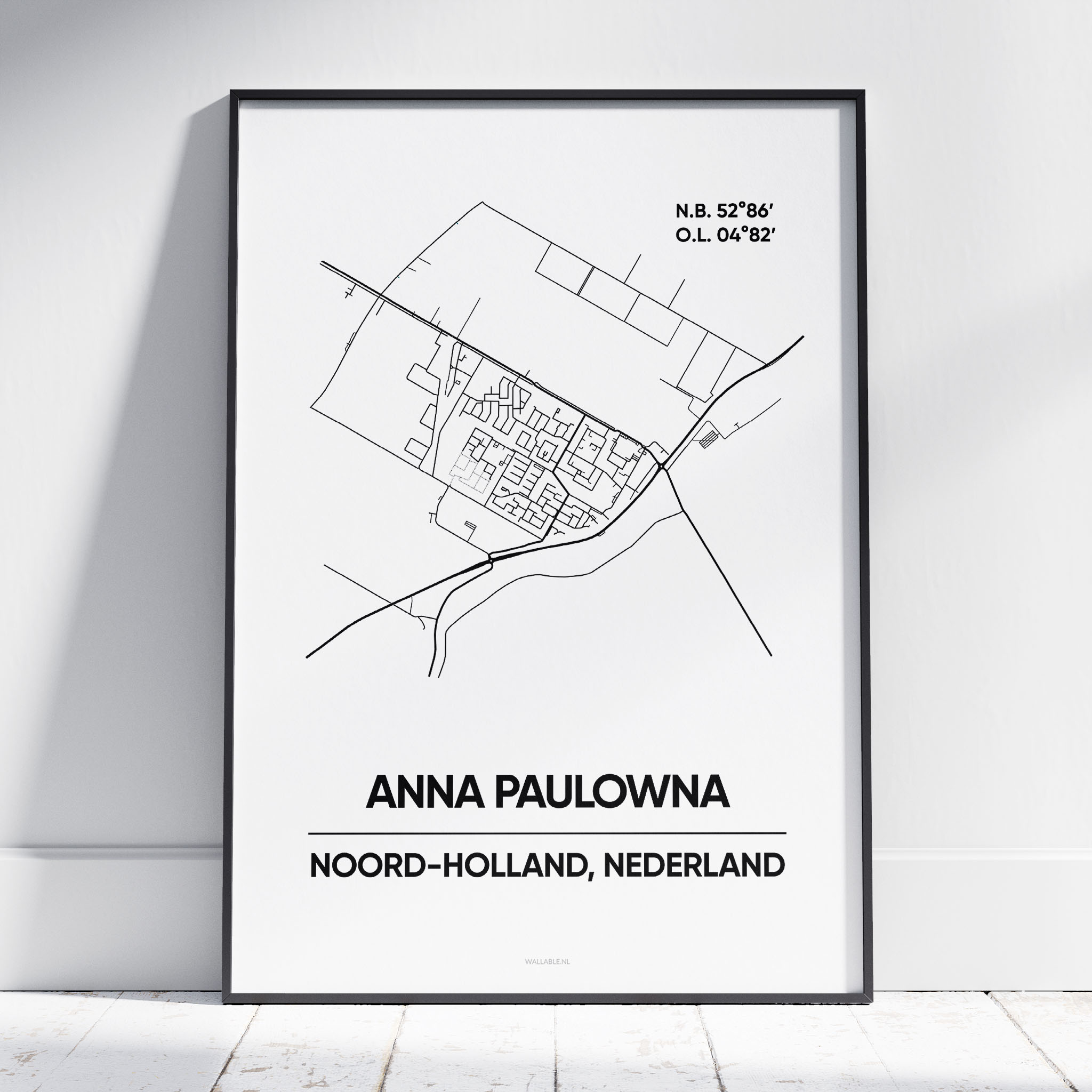 Anna Paulowna stad poster - Wallable