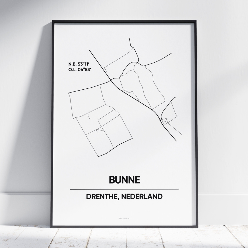 Bunne stad poster - Wallable