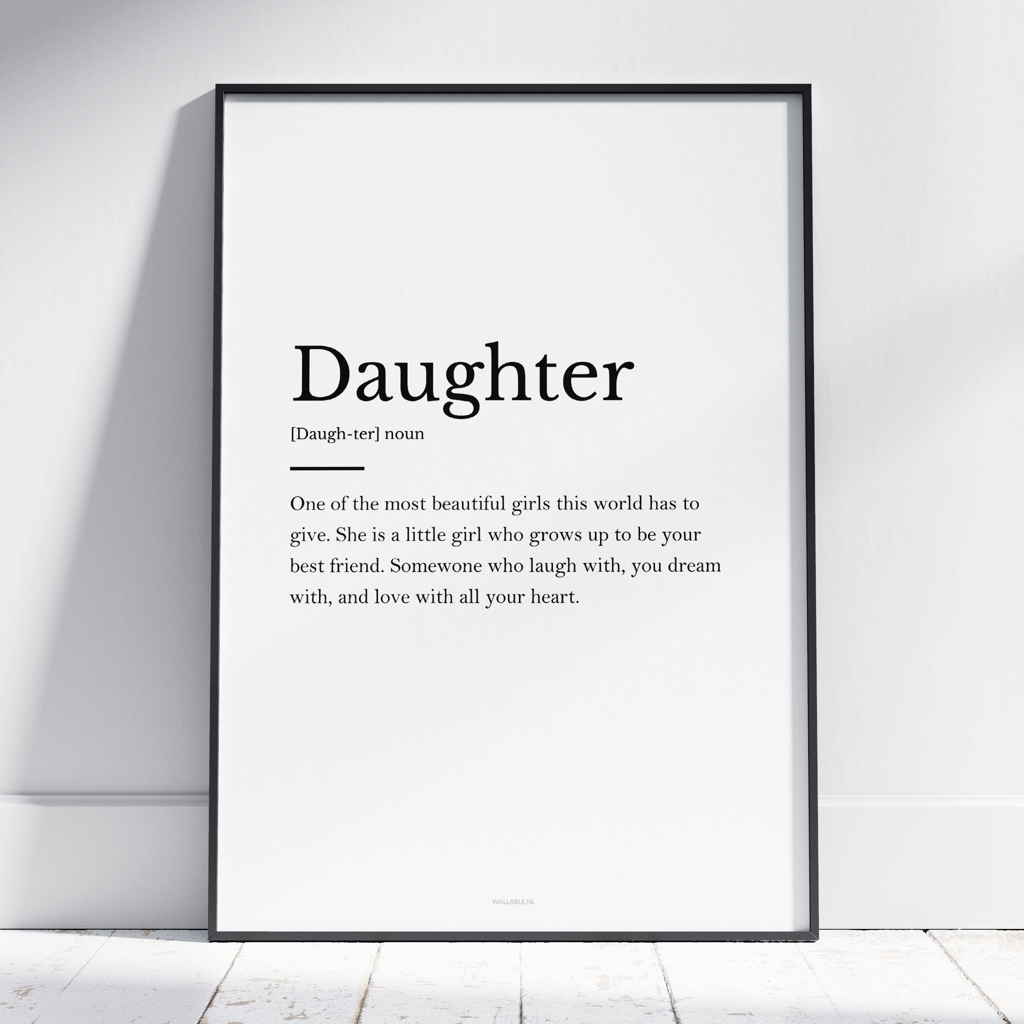 Daughter poster - Wallable