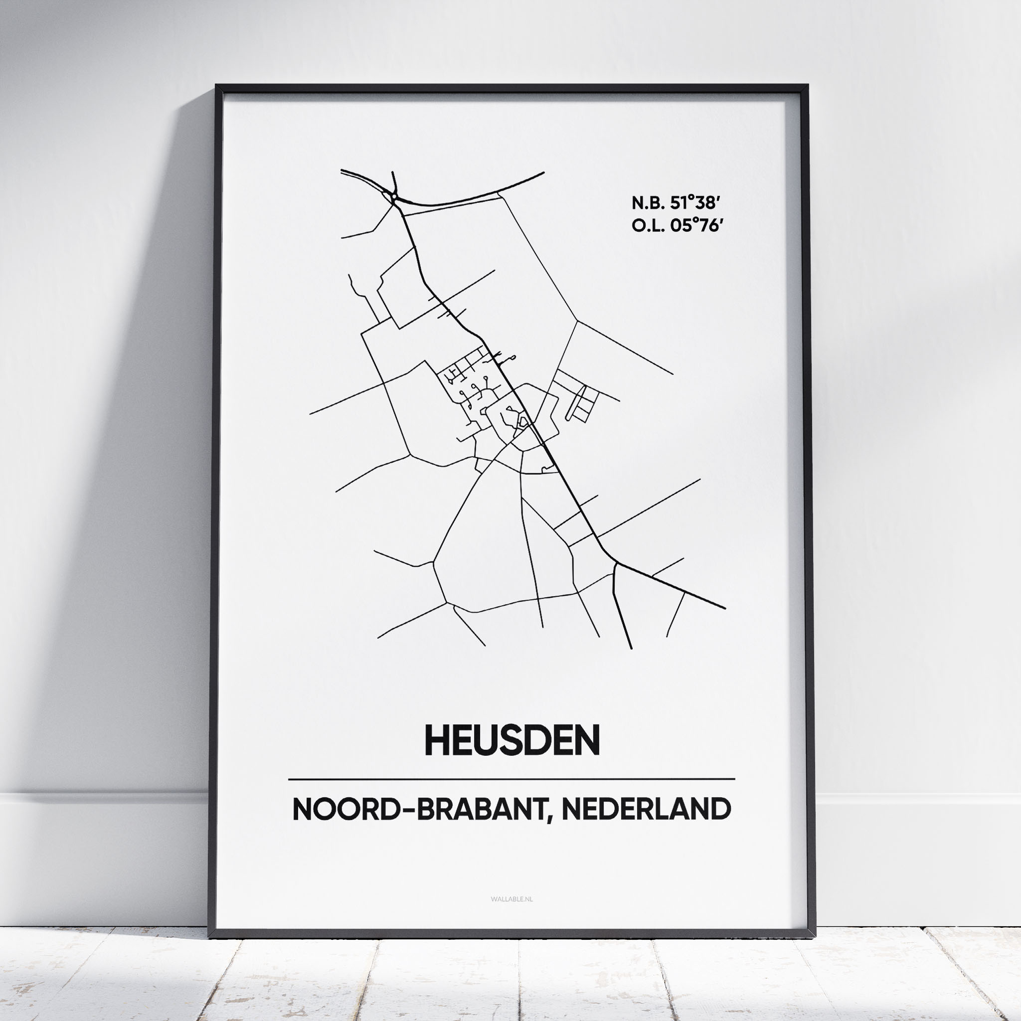Heusden stad poster - Wallable