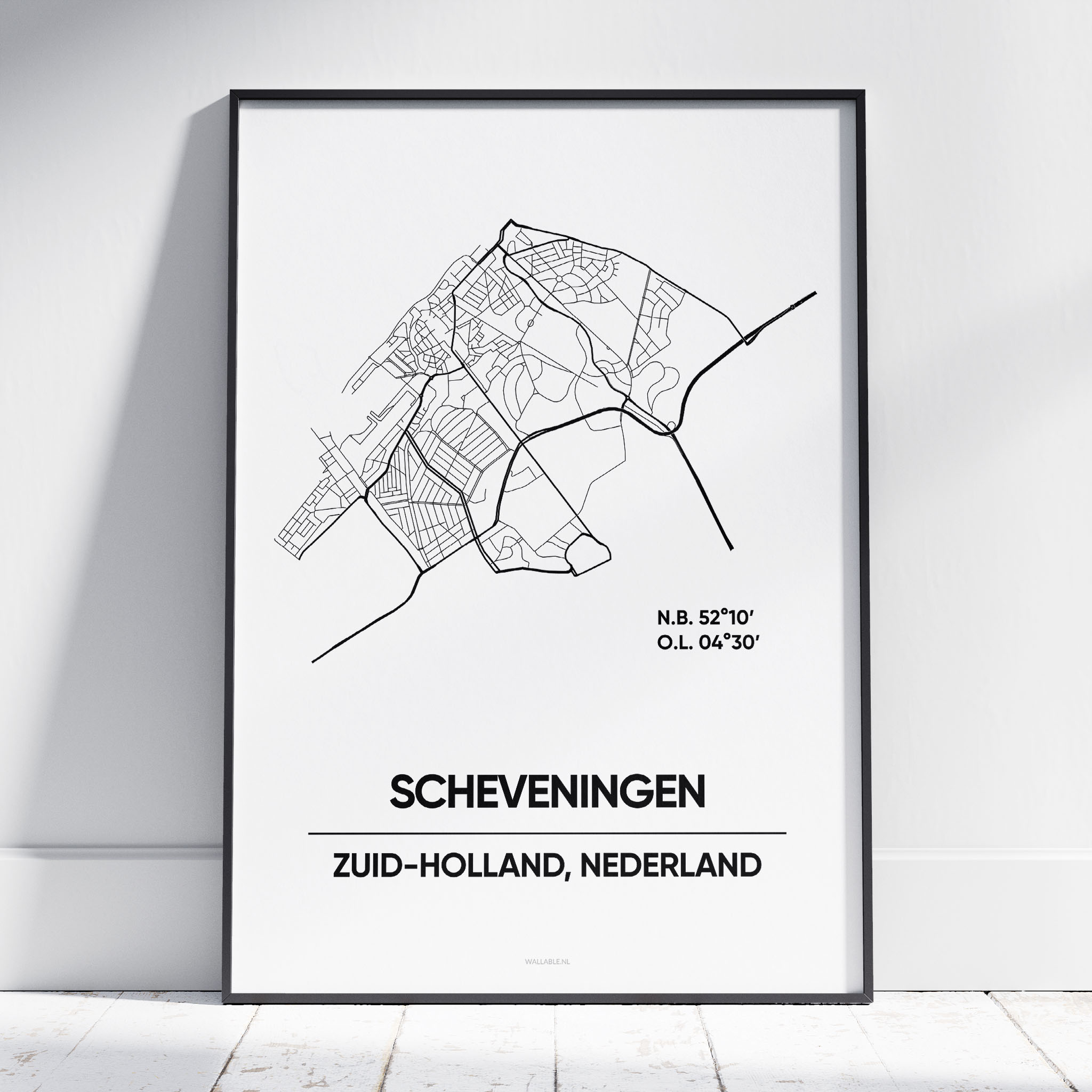 Scheveningen stad poster - Wallable