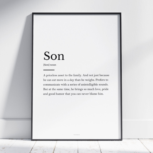 Son poster - Wallable