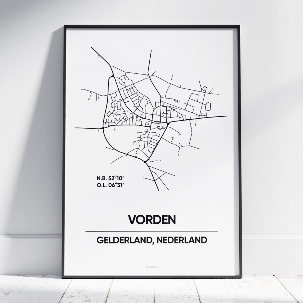 Vorden stad poster - Wallable