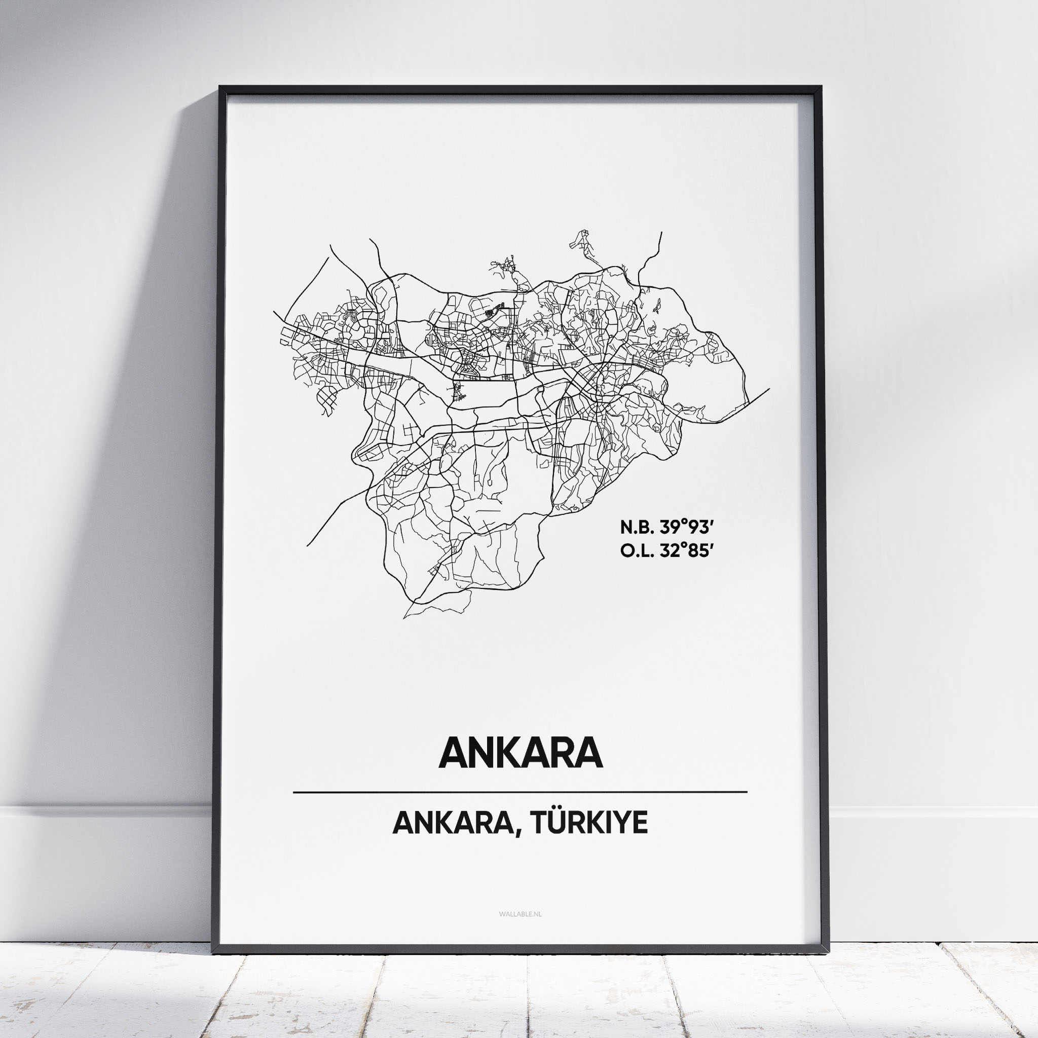 Ankara stad poster - Wallable