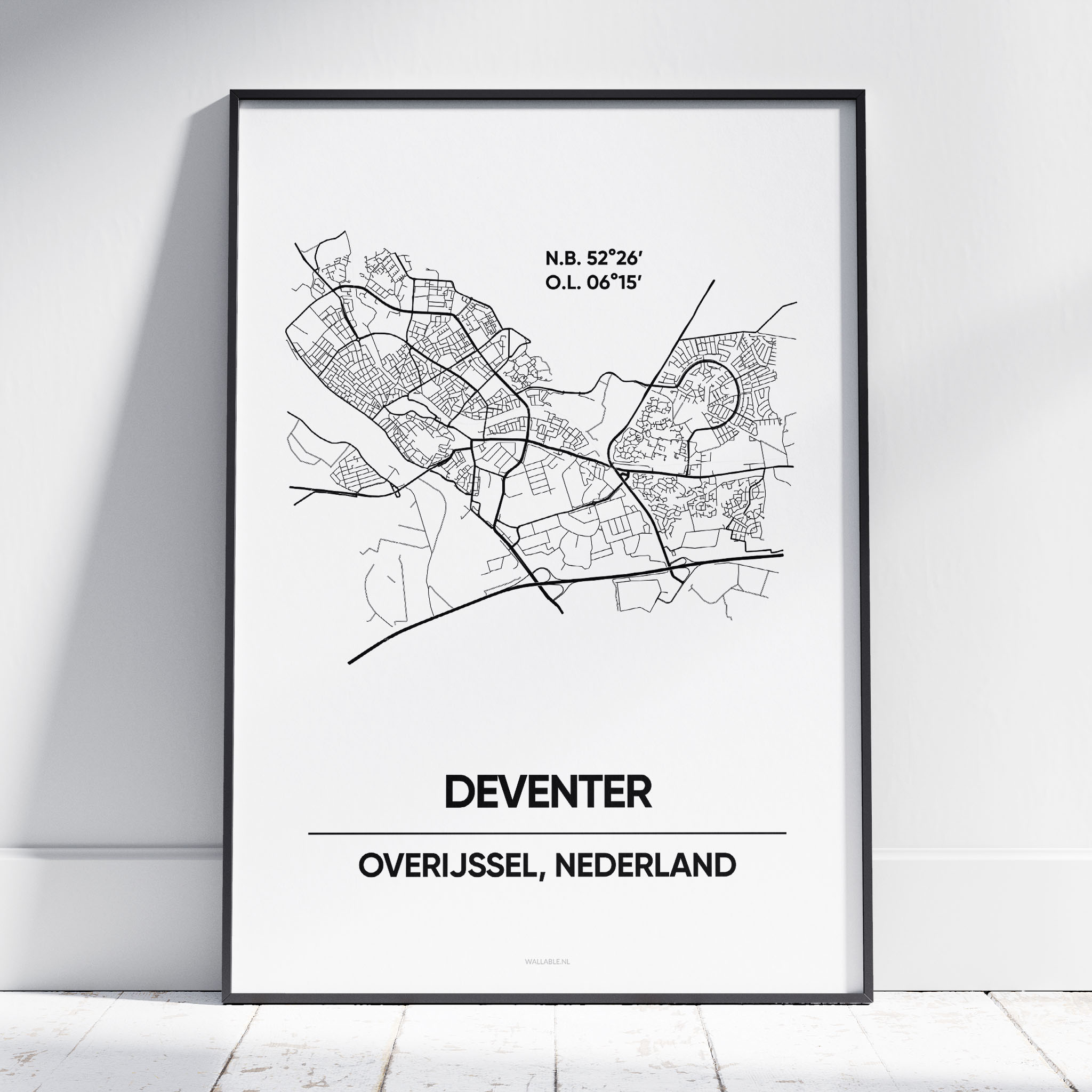 Deventer stad poster - Wallable