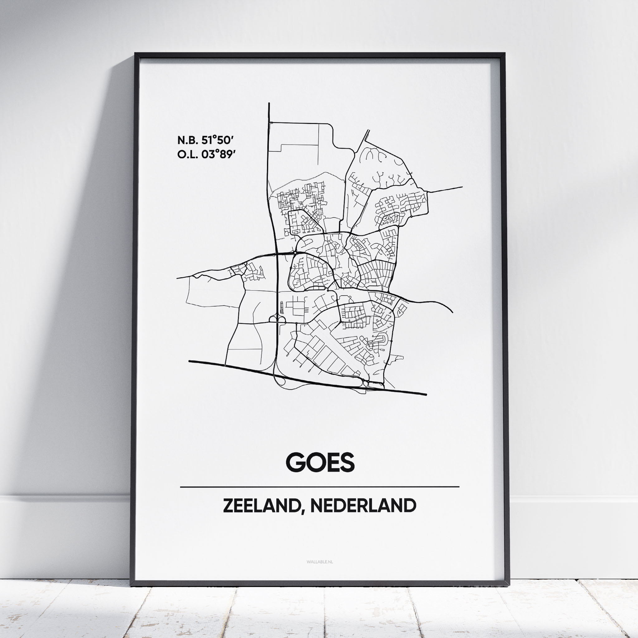 Goes stad poster - Wallable
