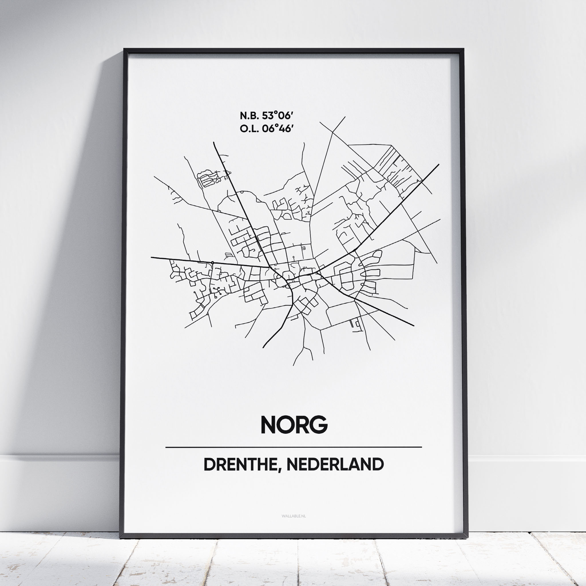 Norg stad poster - Wallable