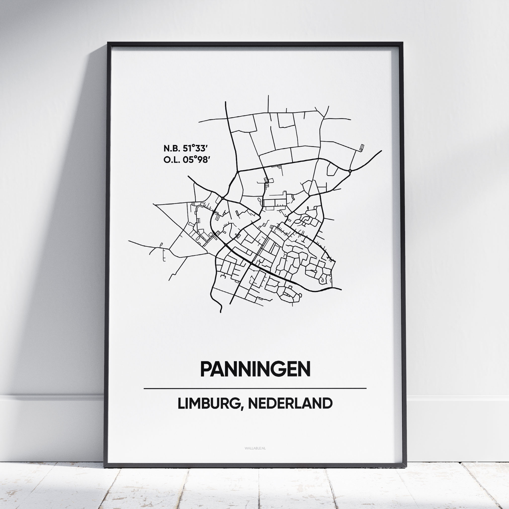Panningen stad poster - Wallable