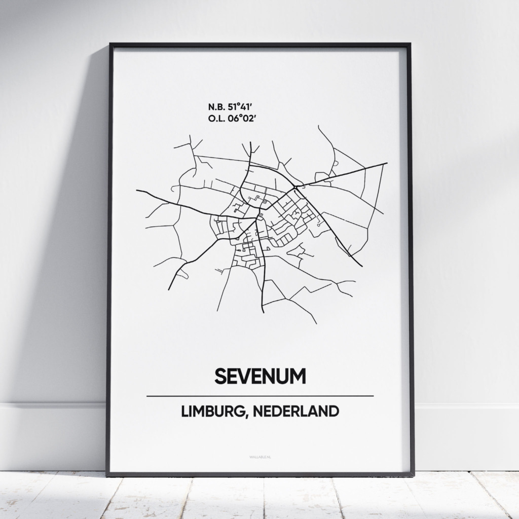 Sevenum stad poster - Wallable