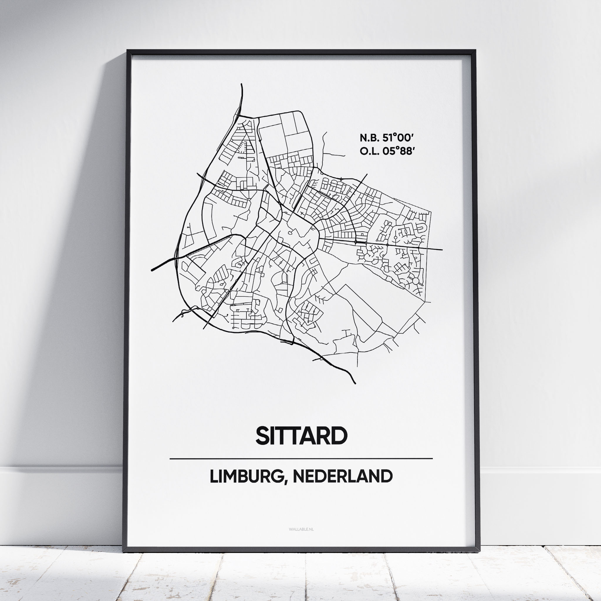 Sittard stad poster - Wallable