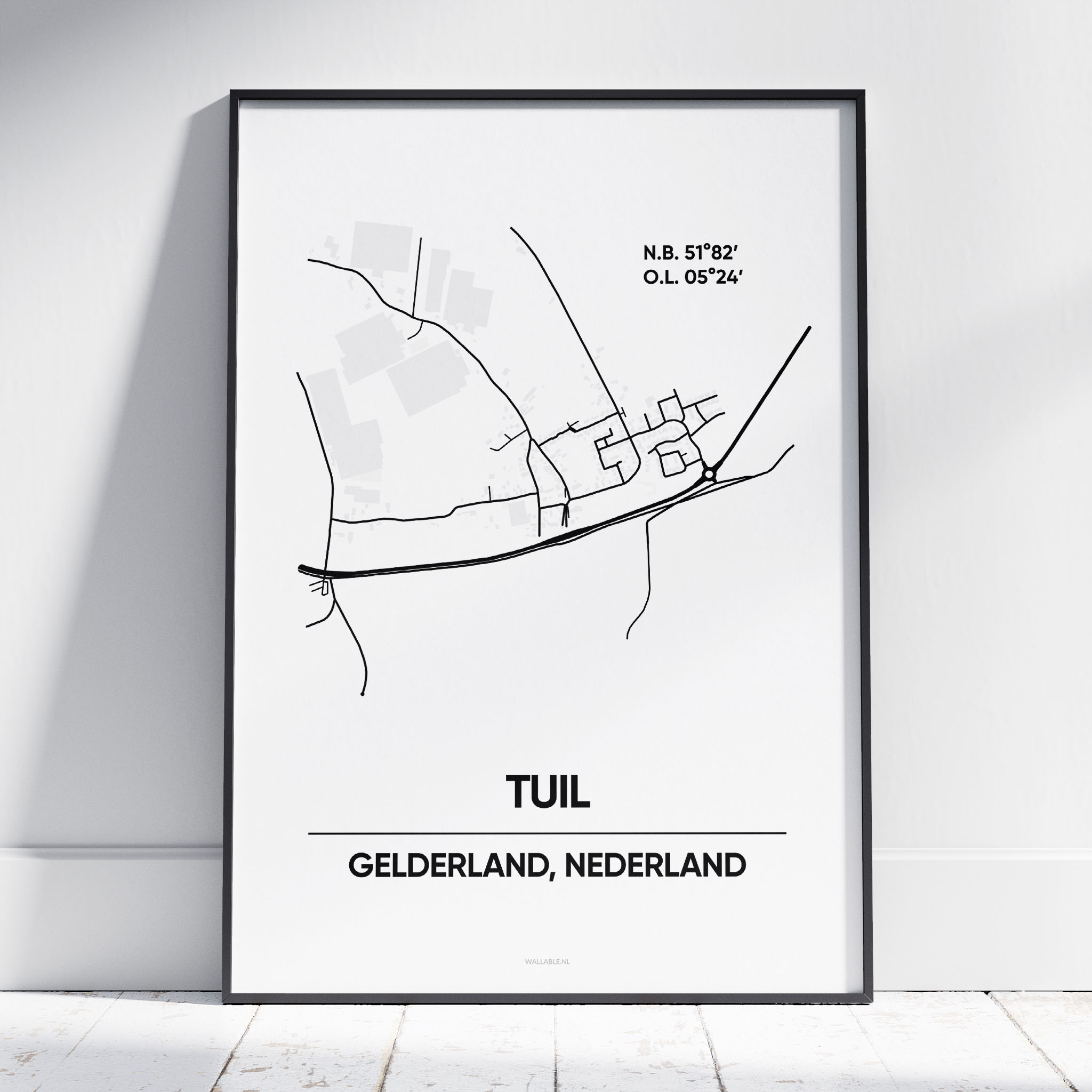 Tuil stad poster - Wallable
