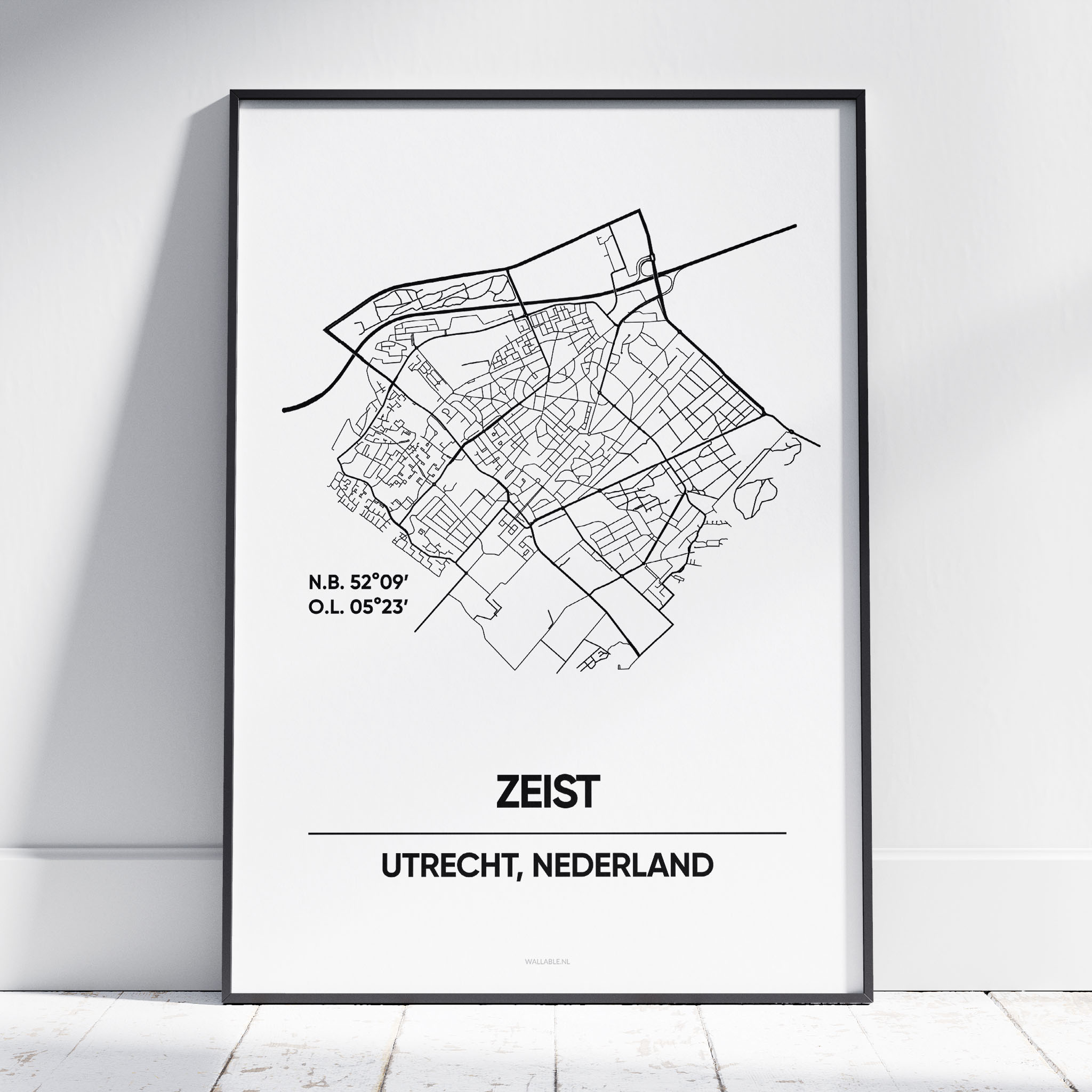 Zeist stad poster - Wallable
