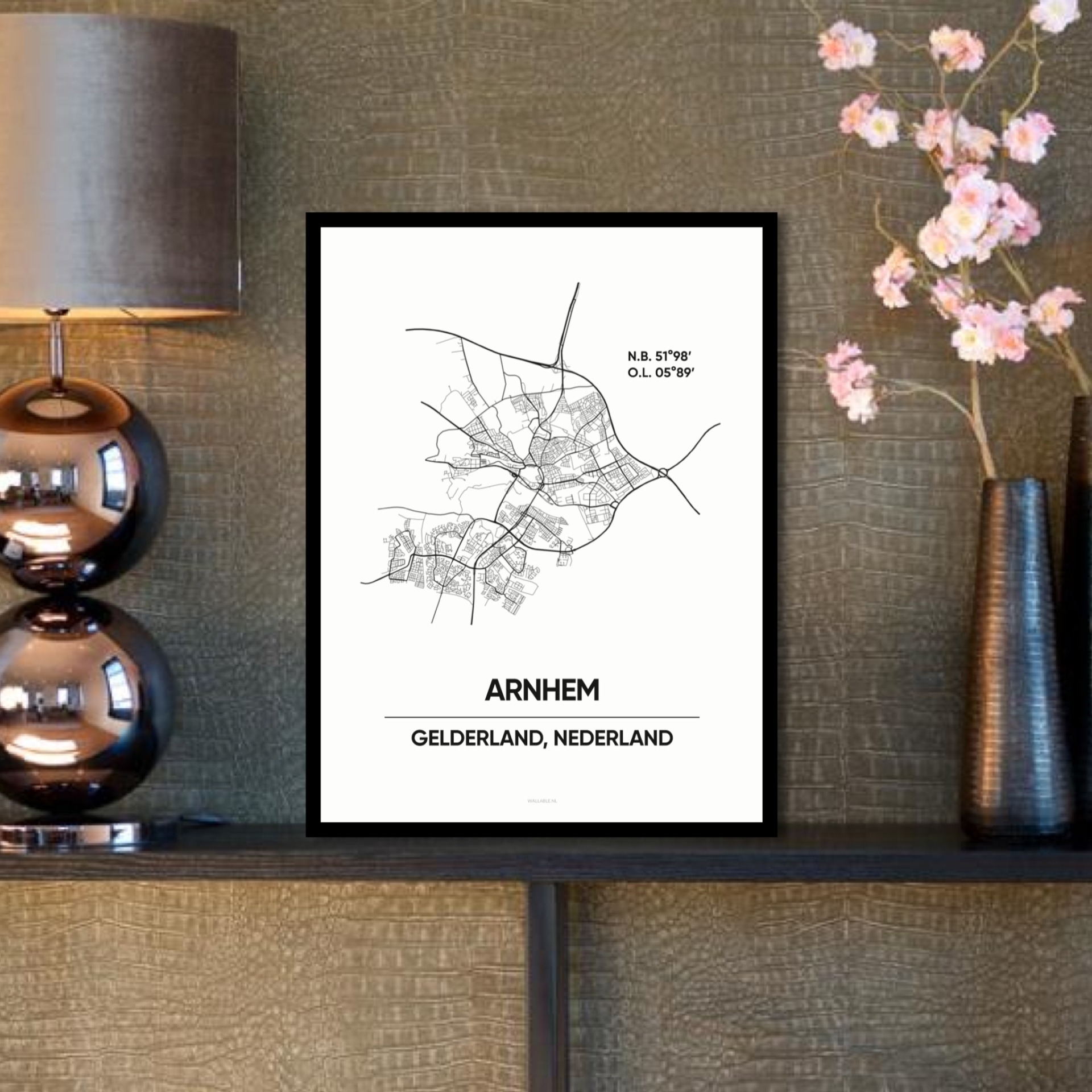 Arnhem stad poster - Wallable