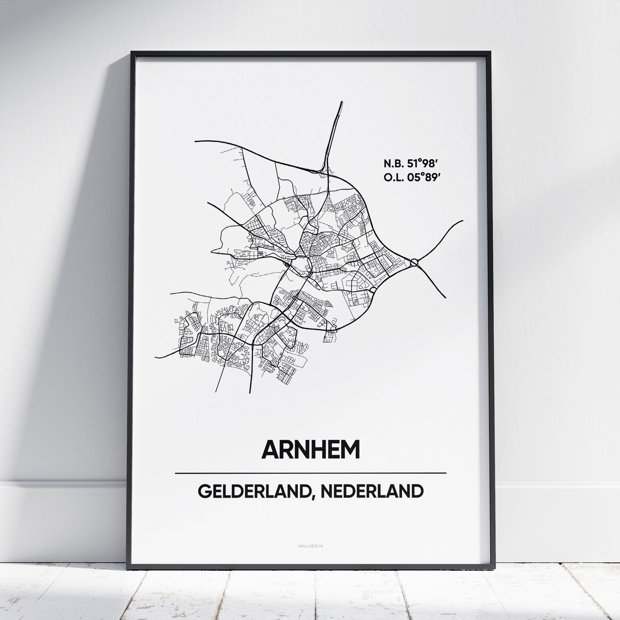 Arnhem stad poster - Wallable