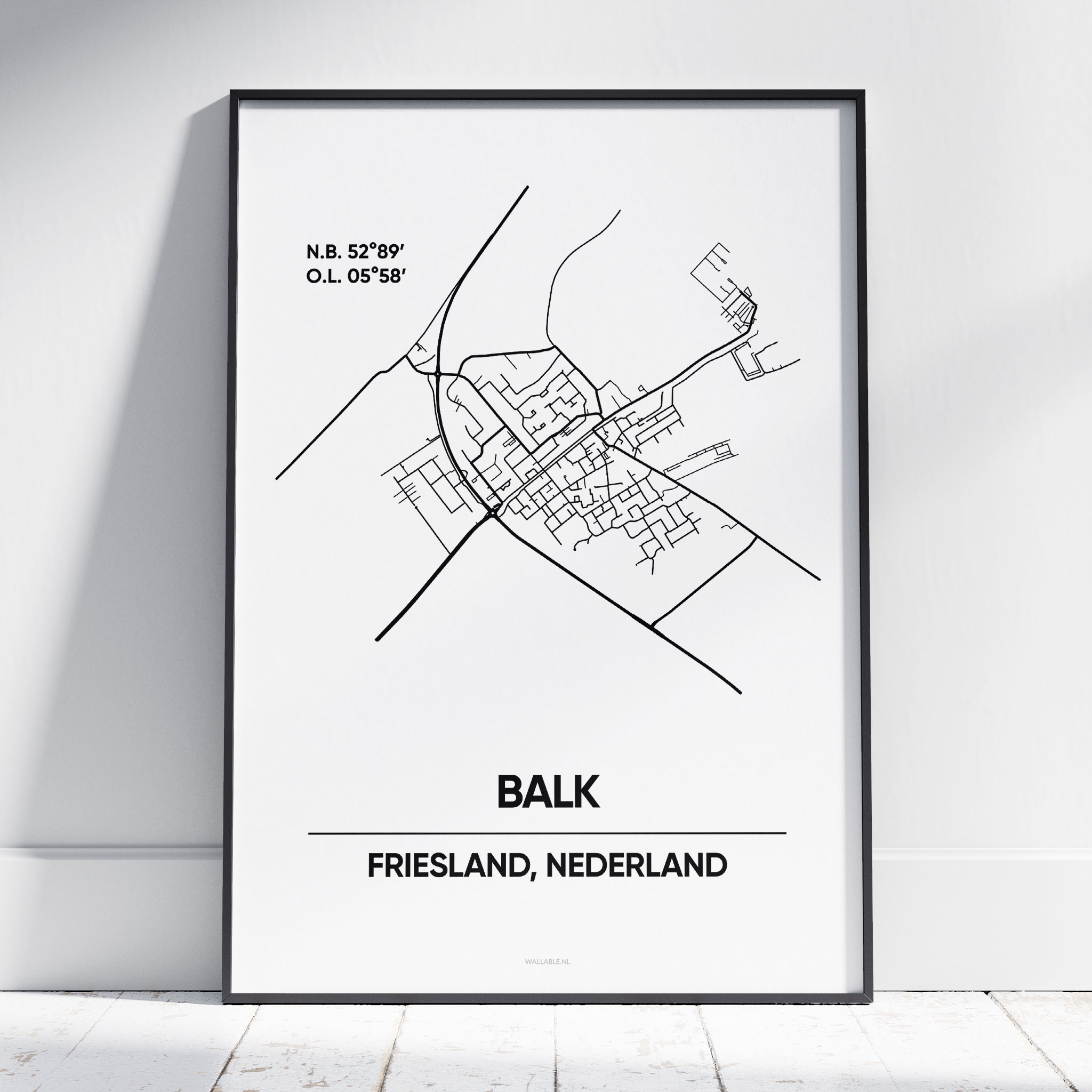 Balk stad poster - Wallable