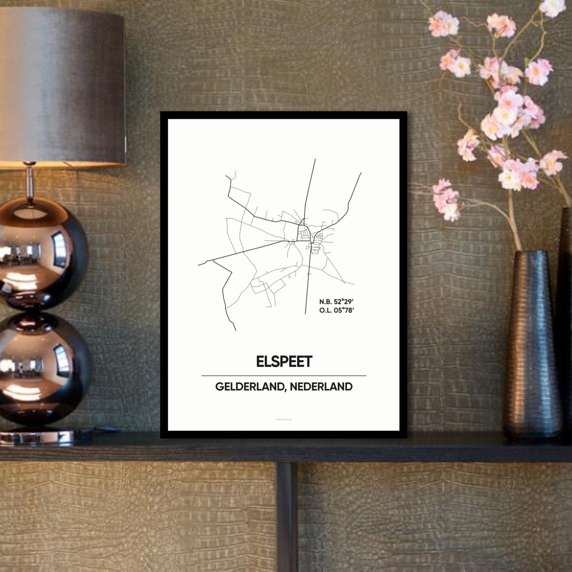 Elspeet stad poster - Wallable