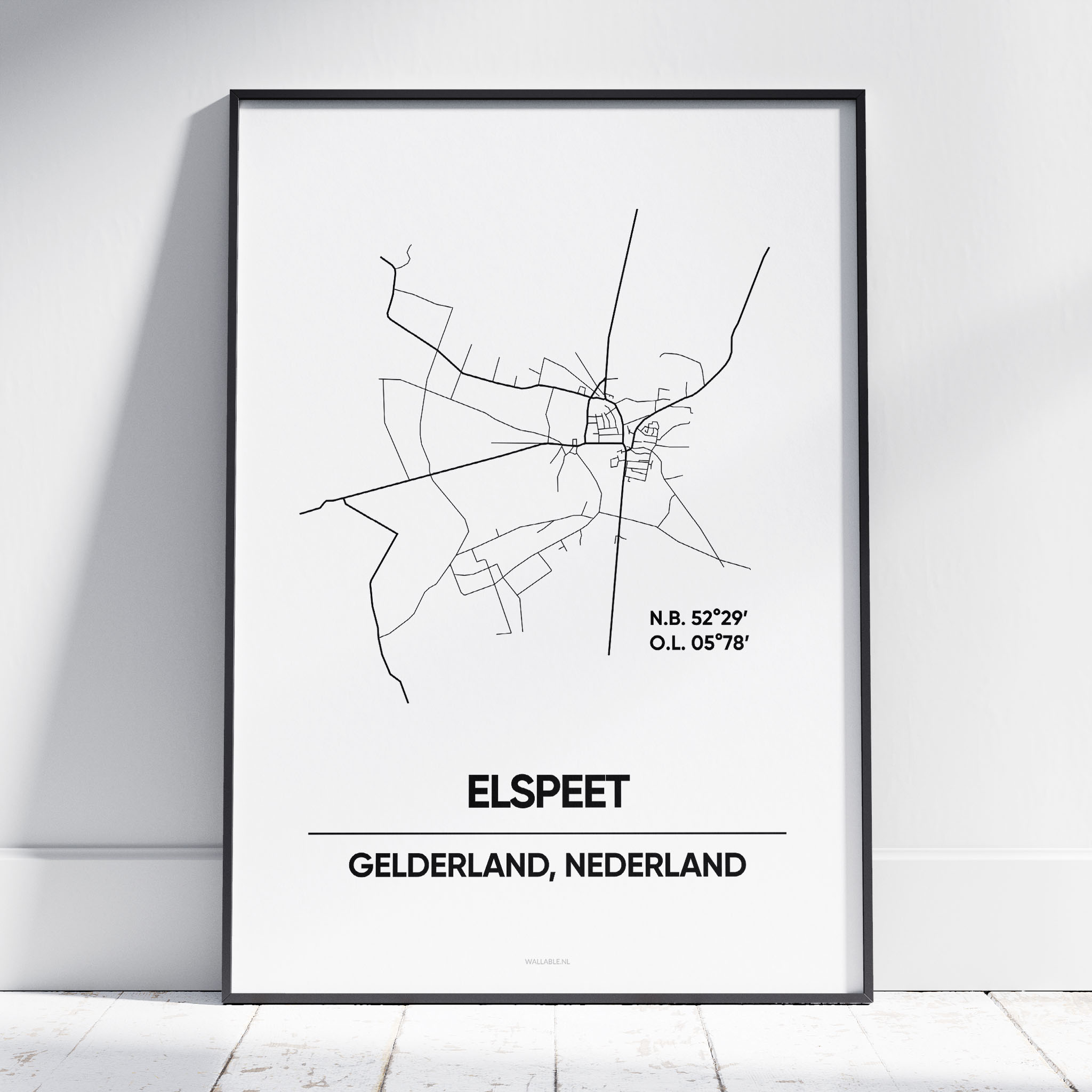 Elspeet stad poster - Wallable