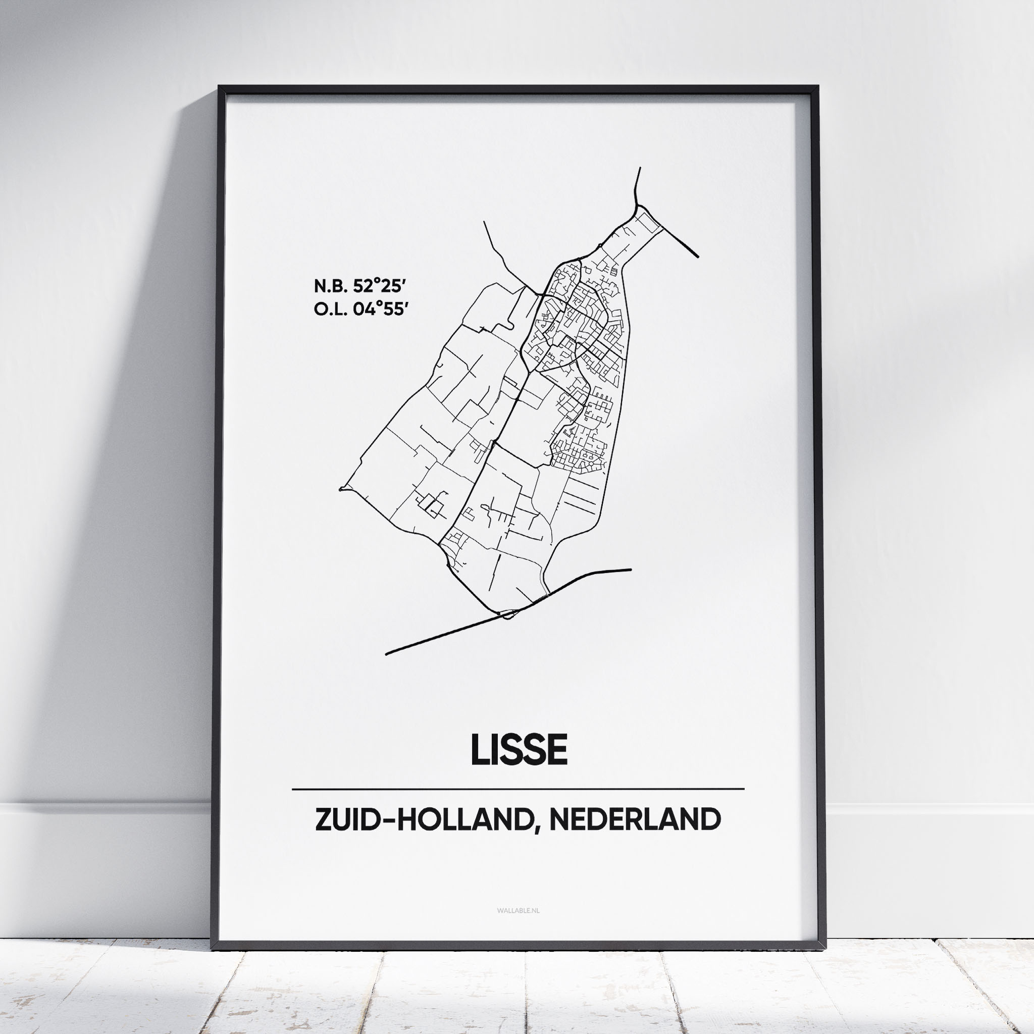 Lisse stad poster - Wallable