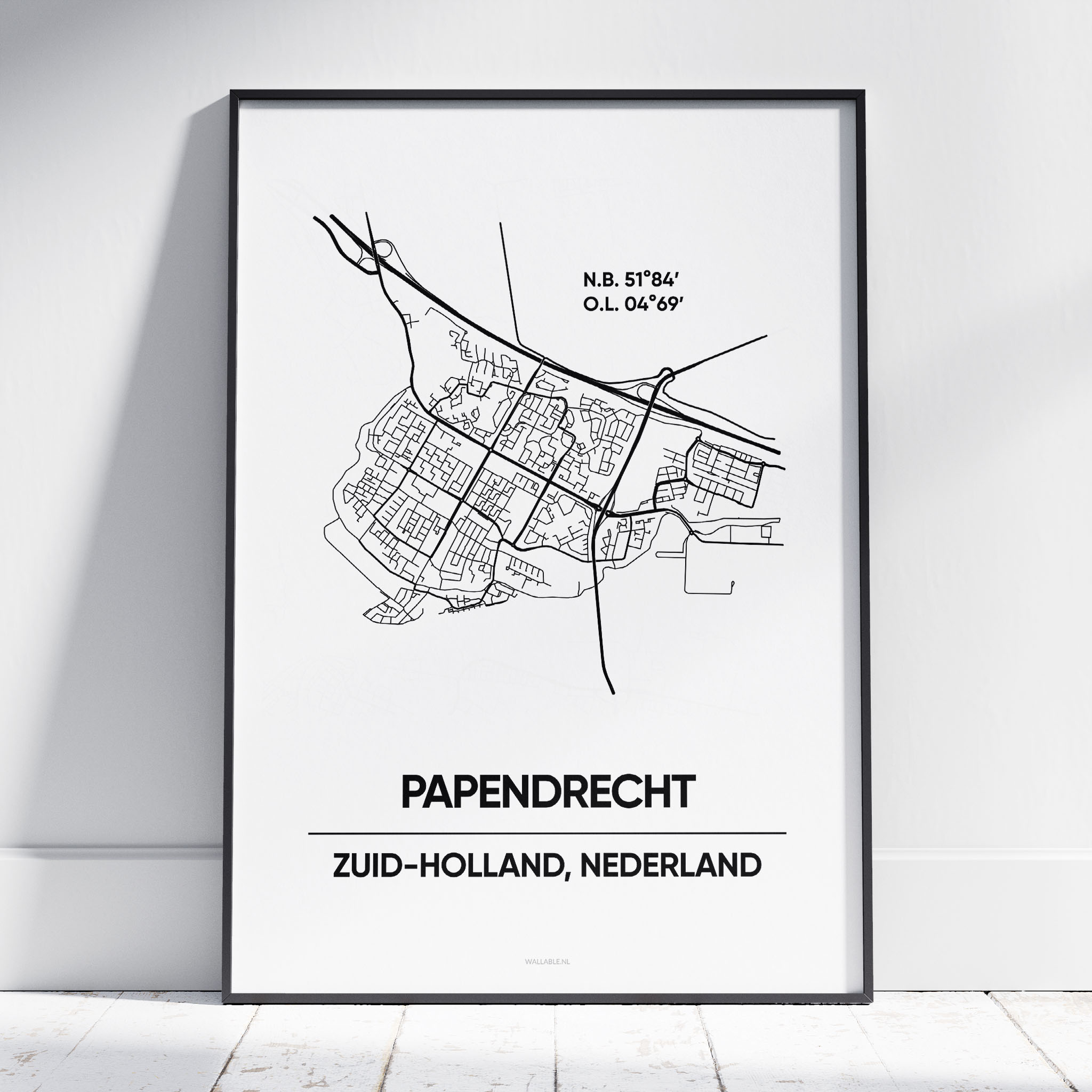 Papendrecht stad poster - Wallable