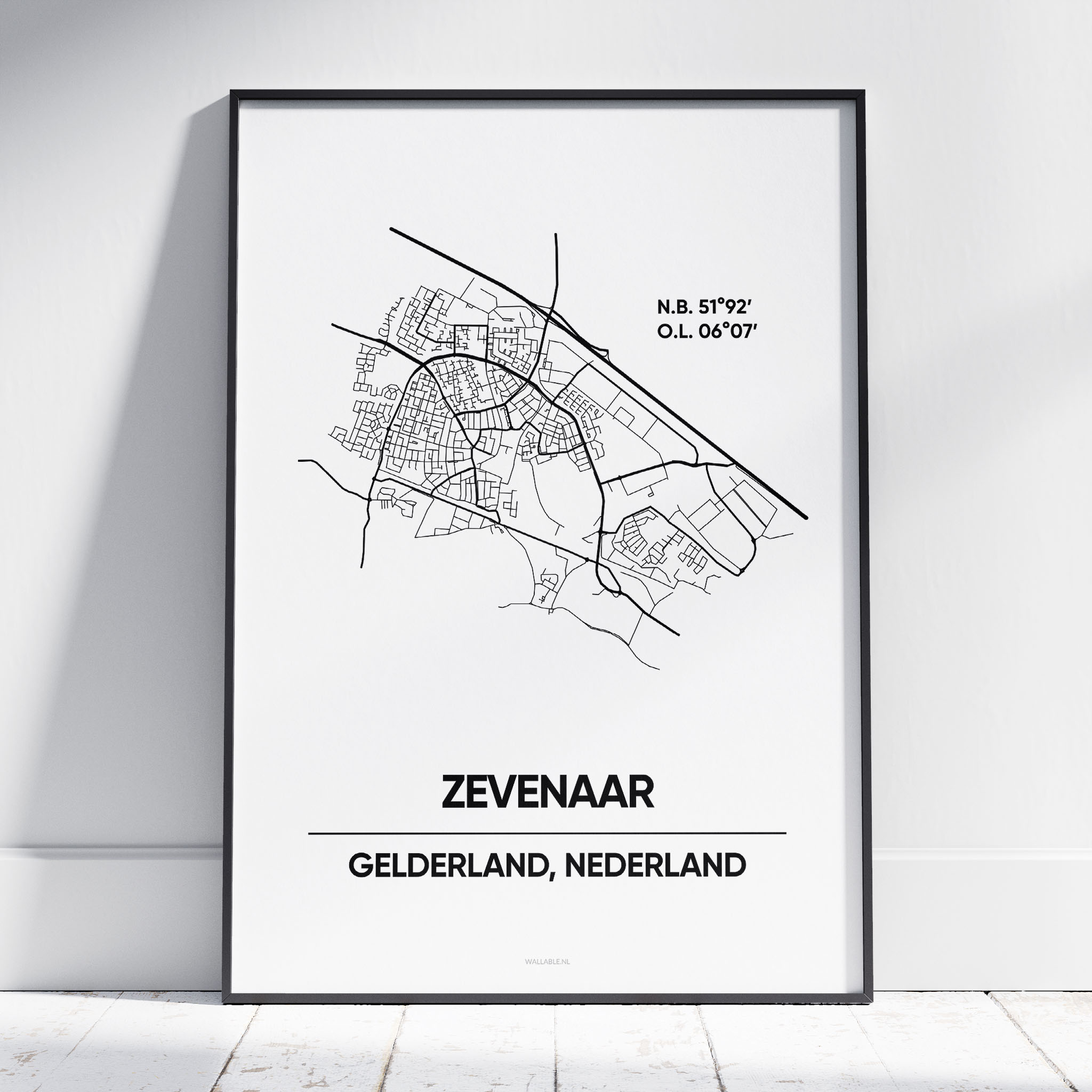 Zevenaar stad poster - Wallable