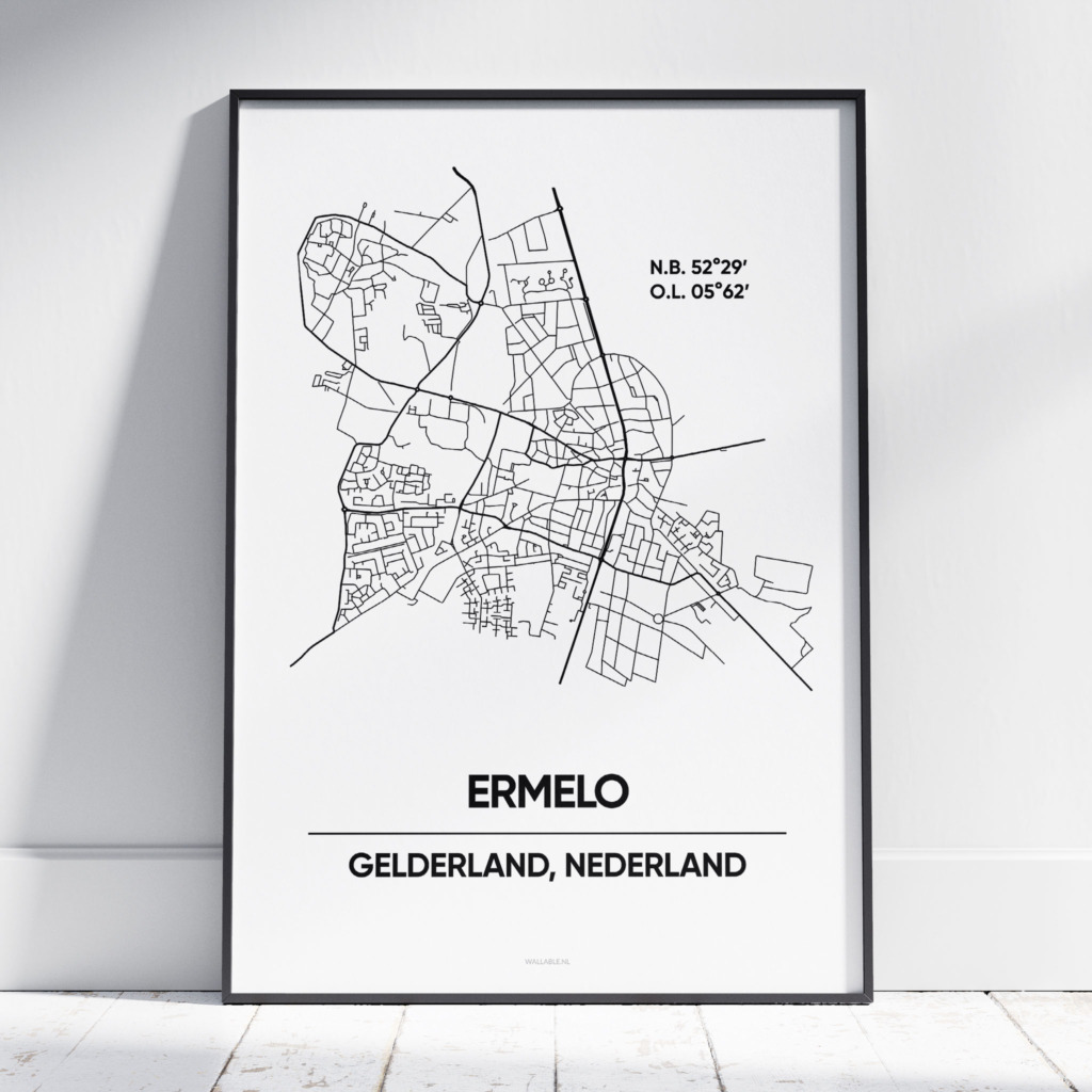 Ermelo stad poster - Wallable
