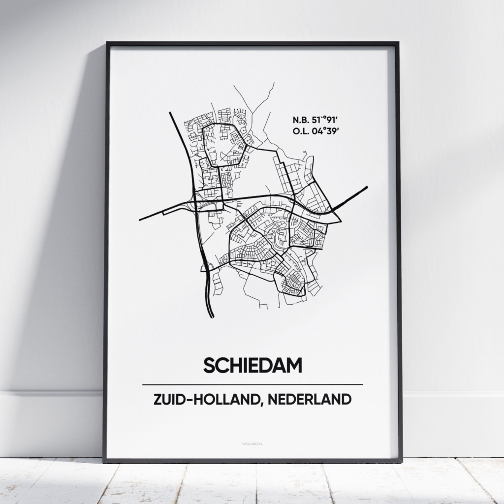 Schiedam stad poster - Wallable