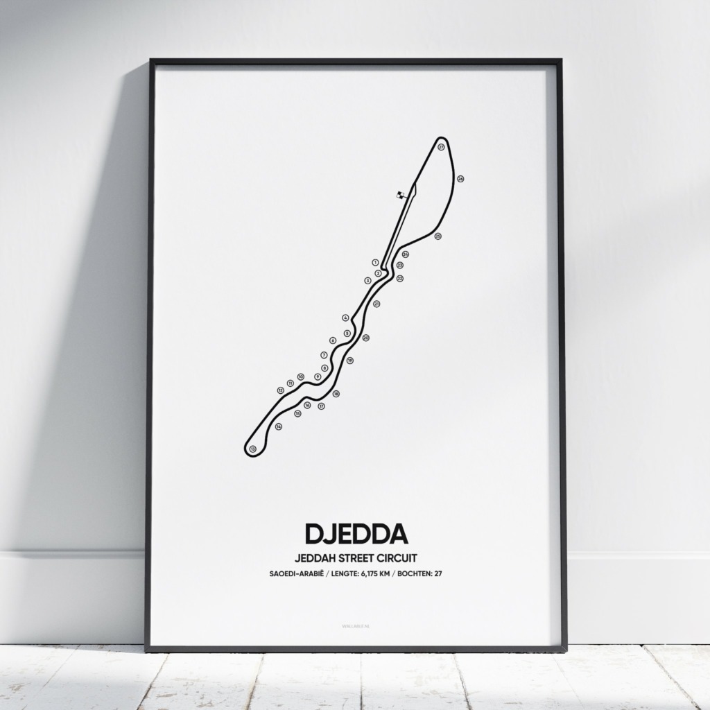 Jeddah Street Circuit Poster - Wallable