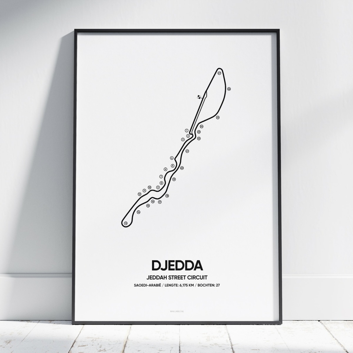 Jeddah Street Circuit Poster - Wallable