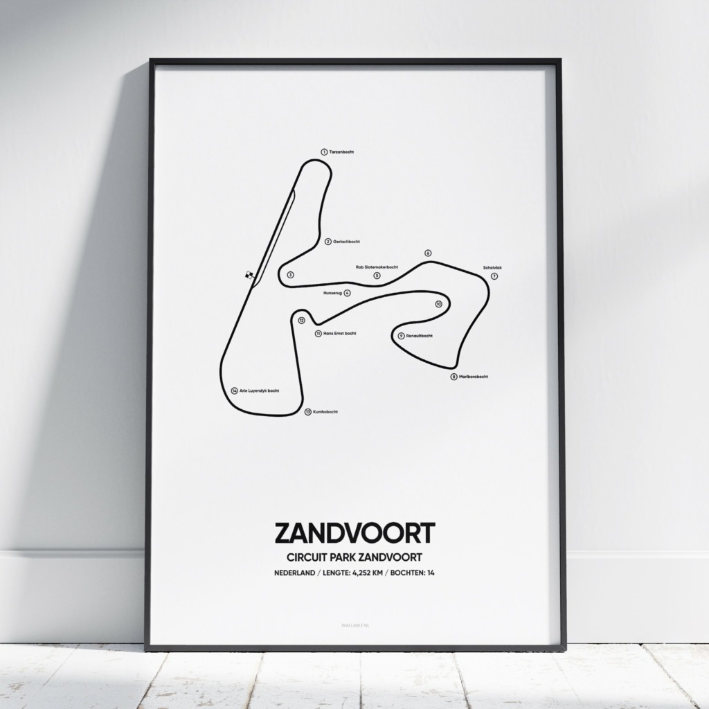 Zandvoort Circuit Poster - Wallable