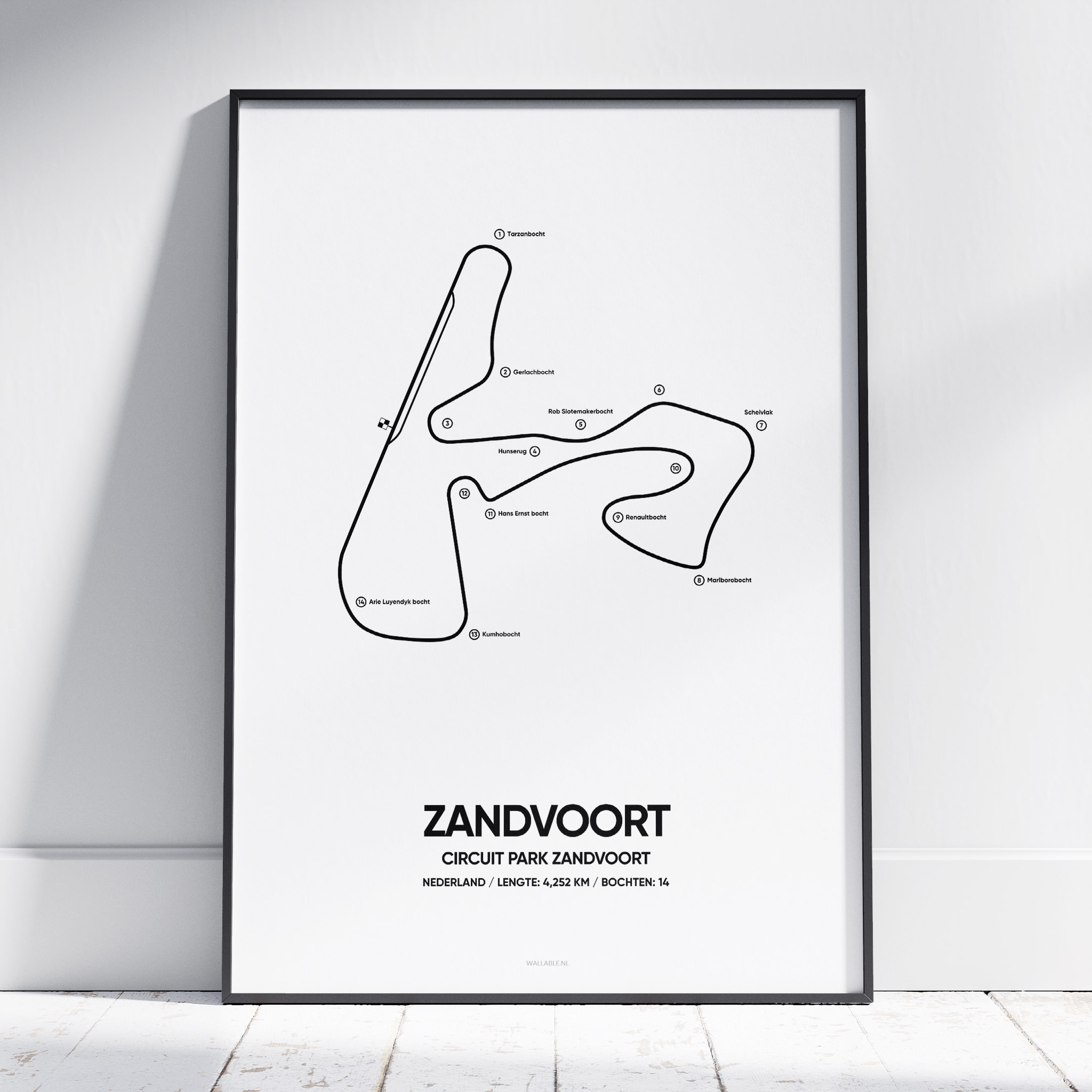 Zandvoort Circuit Poster - Wallable